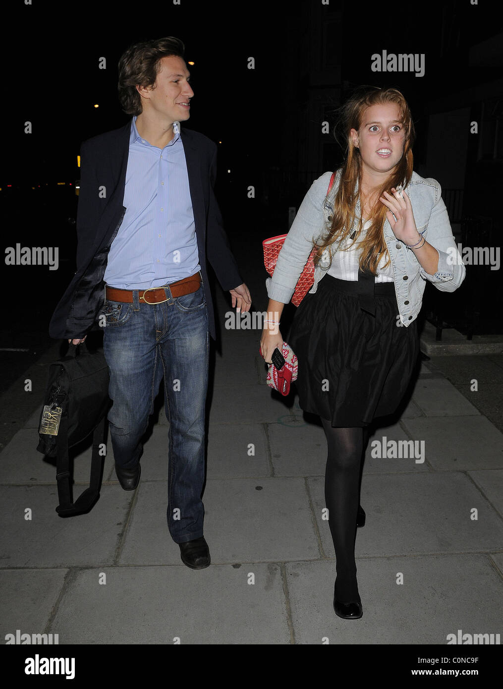 Princess Beatrice and her boyfriend Dave Clark are all smiles as they ...