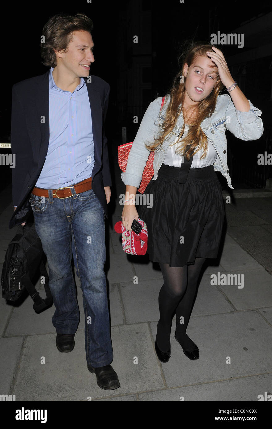 Princess Beatrice and her boyfriend Dave Clark are all smiles as they ...