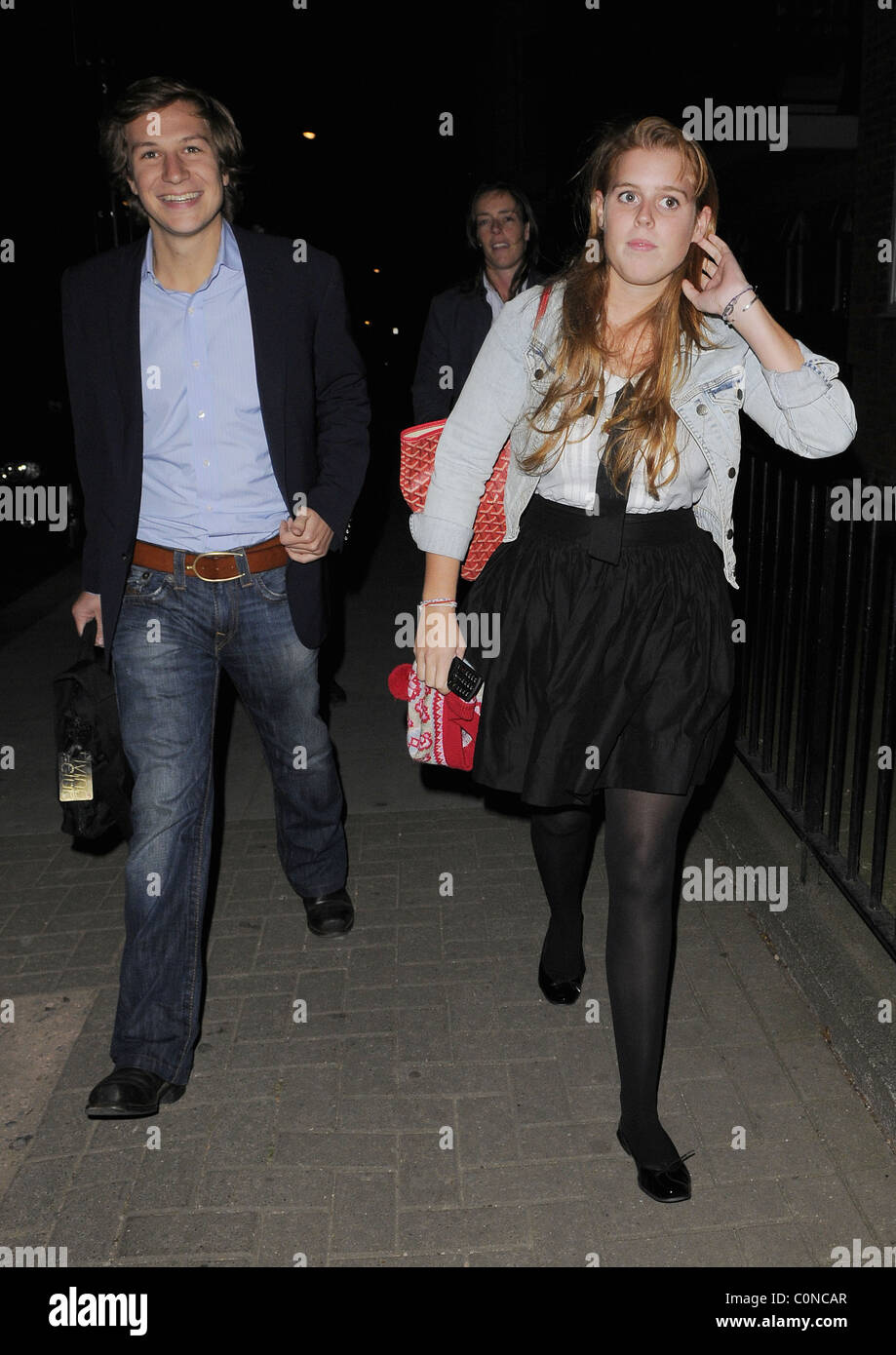 Princess Beatrice and her boyfriend Dave Clark are all smiles as they ...