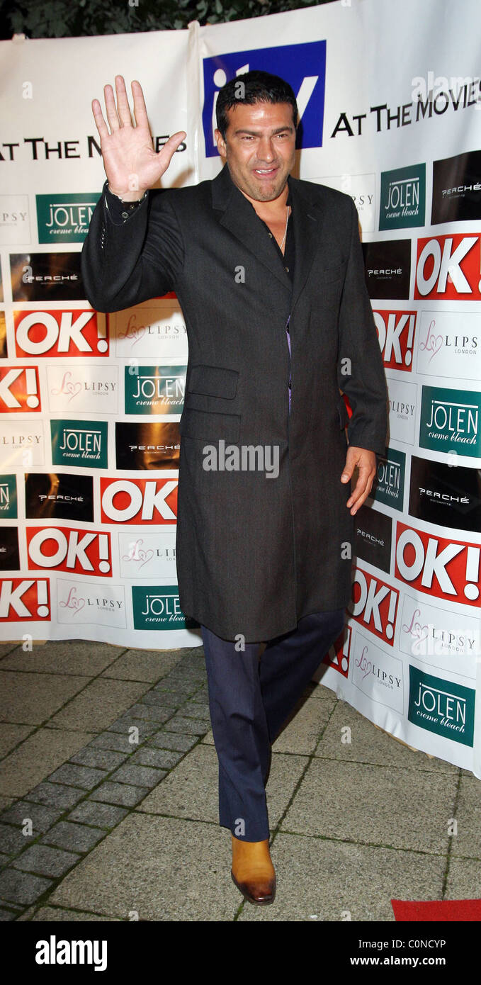 Tamer Hassan Launch of 'ITV at the Movies' held at Perche restaurant ...