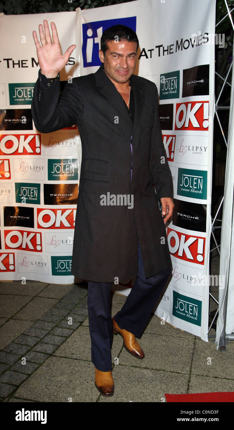 Tamer Hassan Launch of 'ITV at the Movies' held at Perche restaurant ...