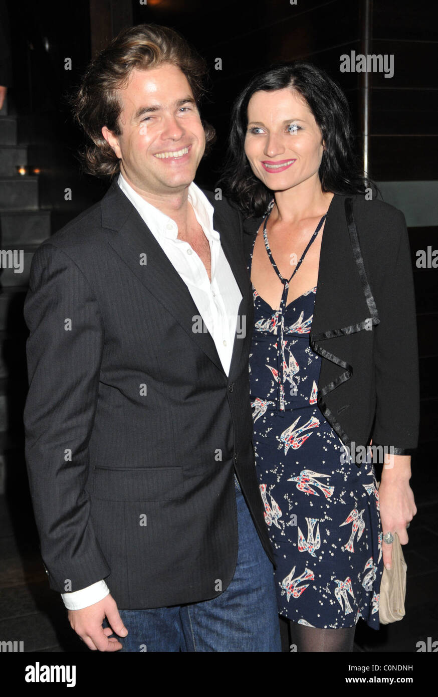 Director Rupert Goold and actress Kate Fleetwood Opening night of "No ...