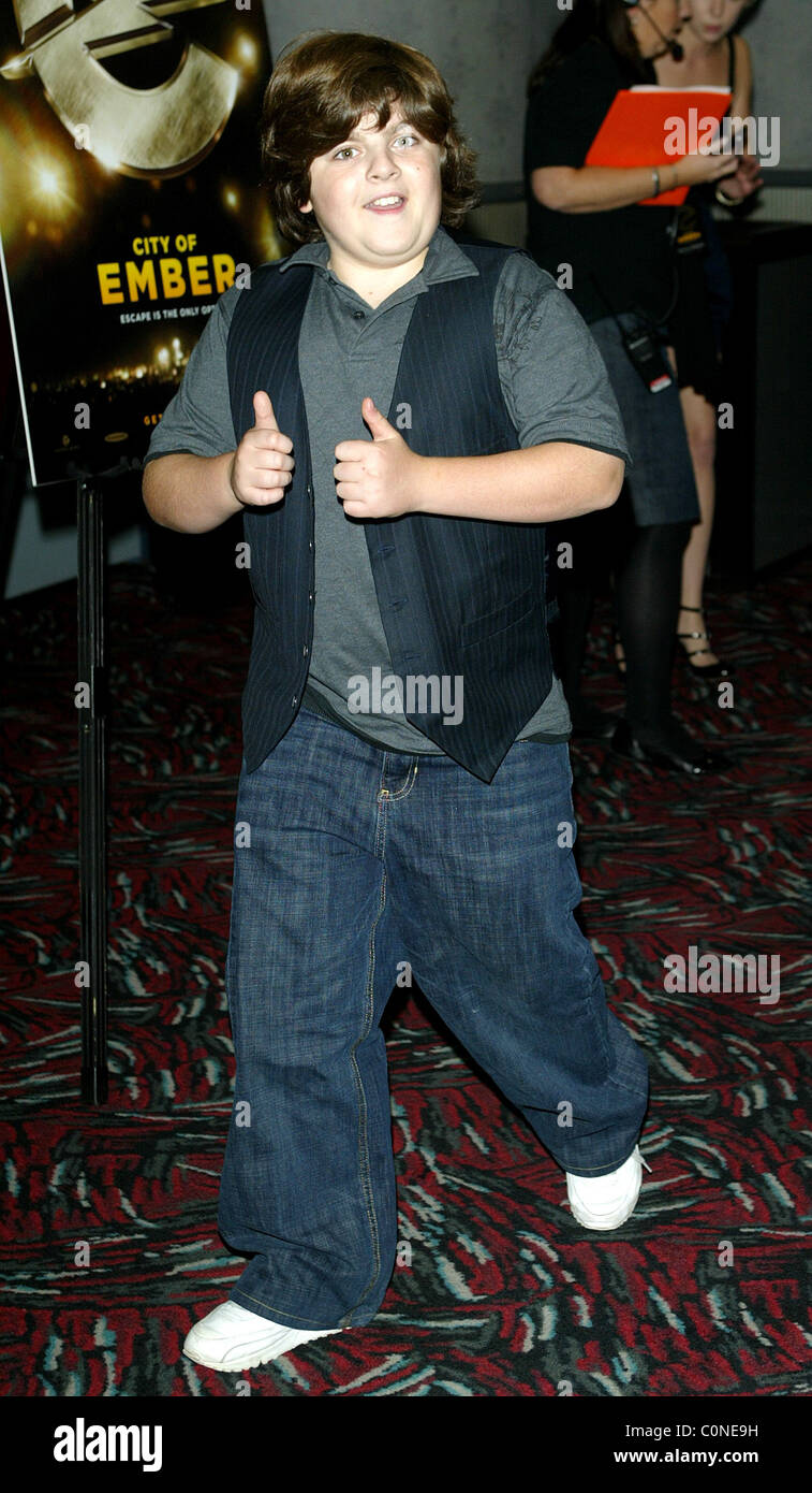 Josh Flitter 'The City of Ember' New York premiere held at AMC Loews ...