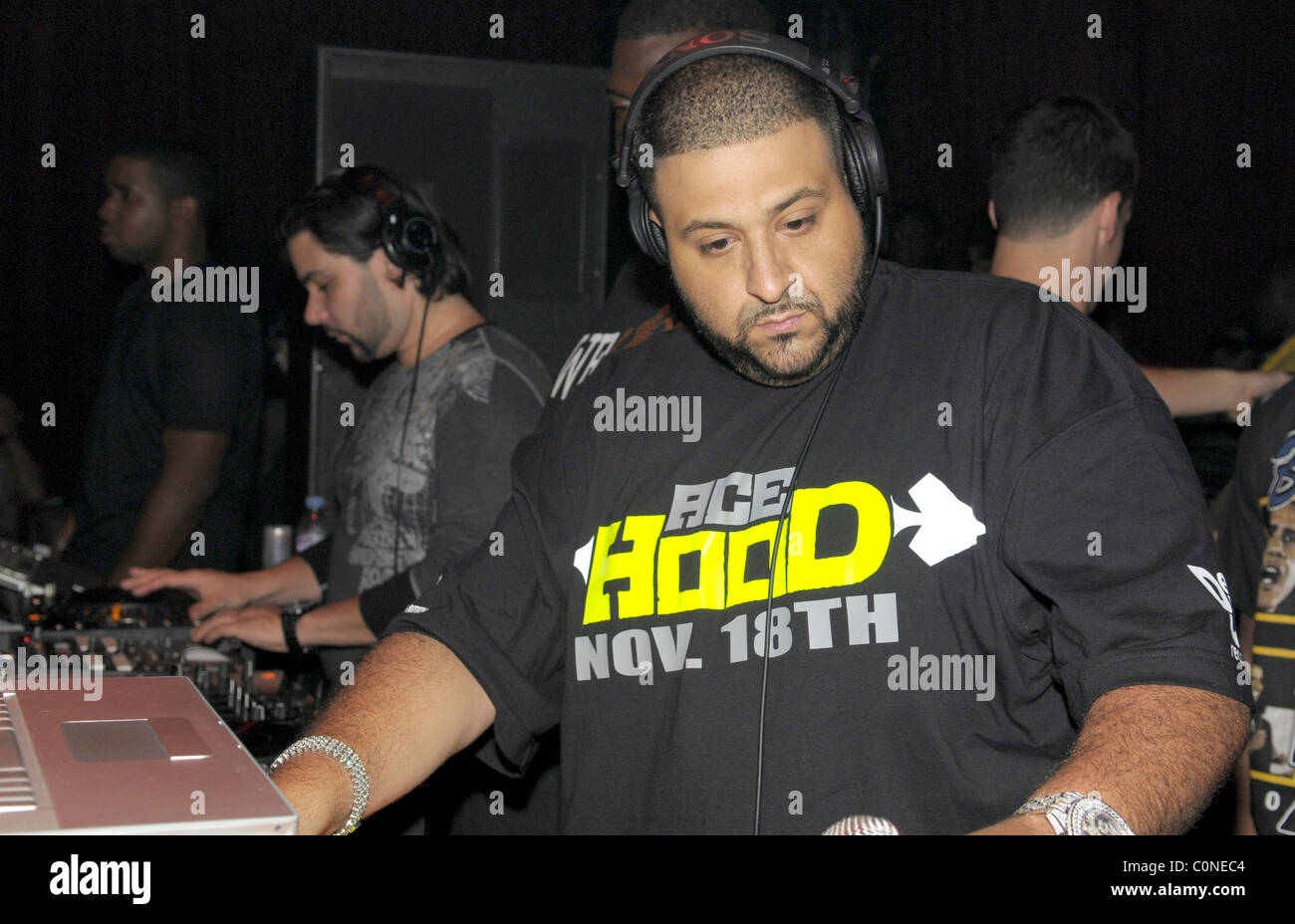 DJ Khaled Rapper Lil Wayne celebrates his birthday at Club Mansion ...