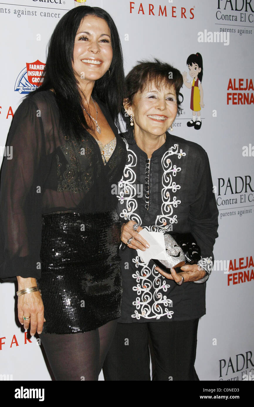 Maria Conchita Alonso with her mother Padres Contra El Cancer's 8th ...
