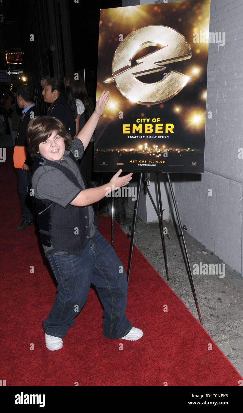 Josh Flitter 'The City of Ember' New York premiere held at AMC Loews ...