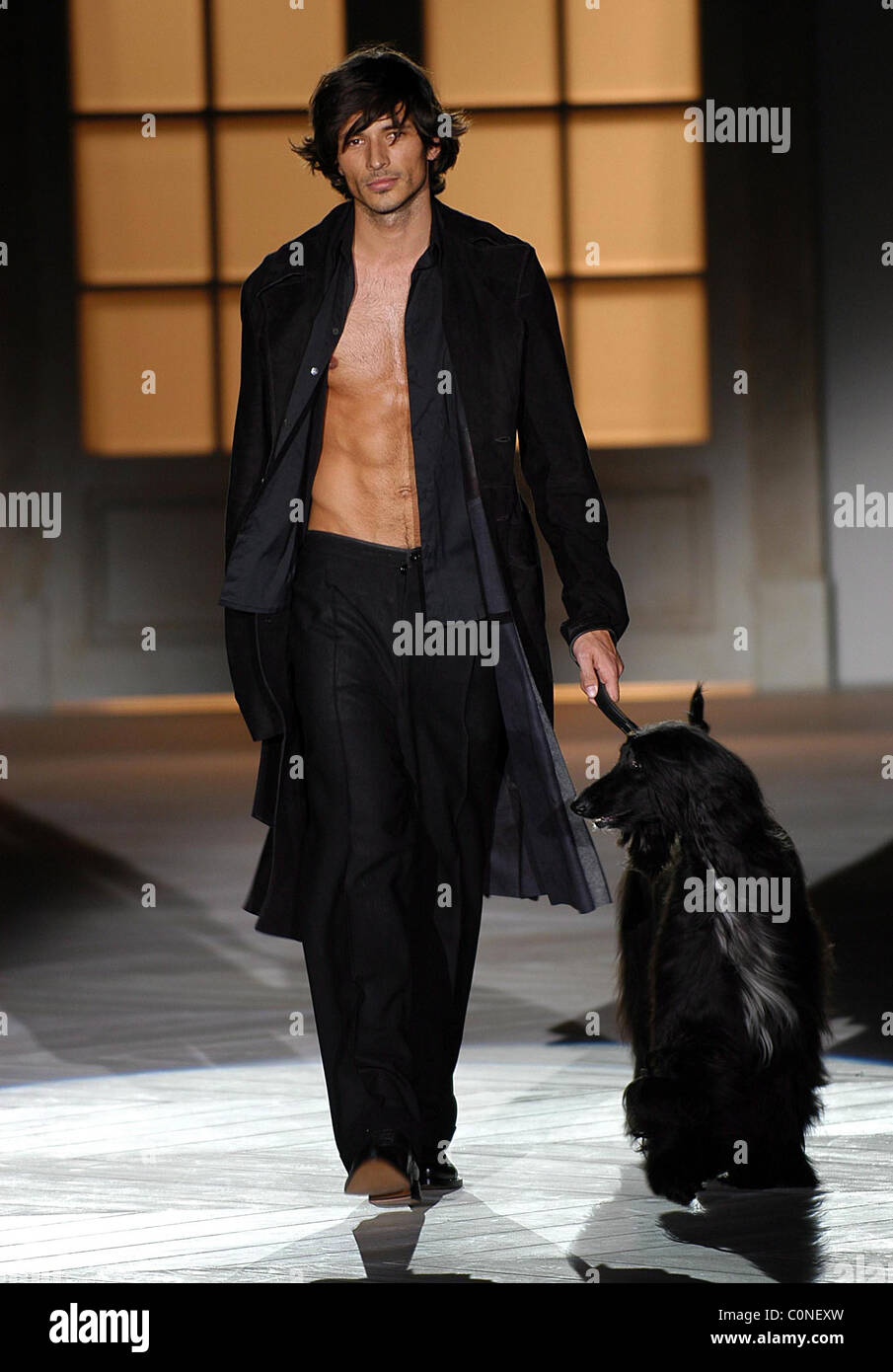 Spanish model Andres Velencoso who was photographed cuddling up to ...
