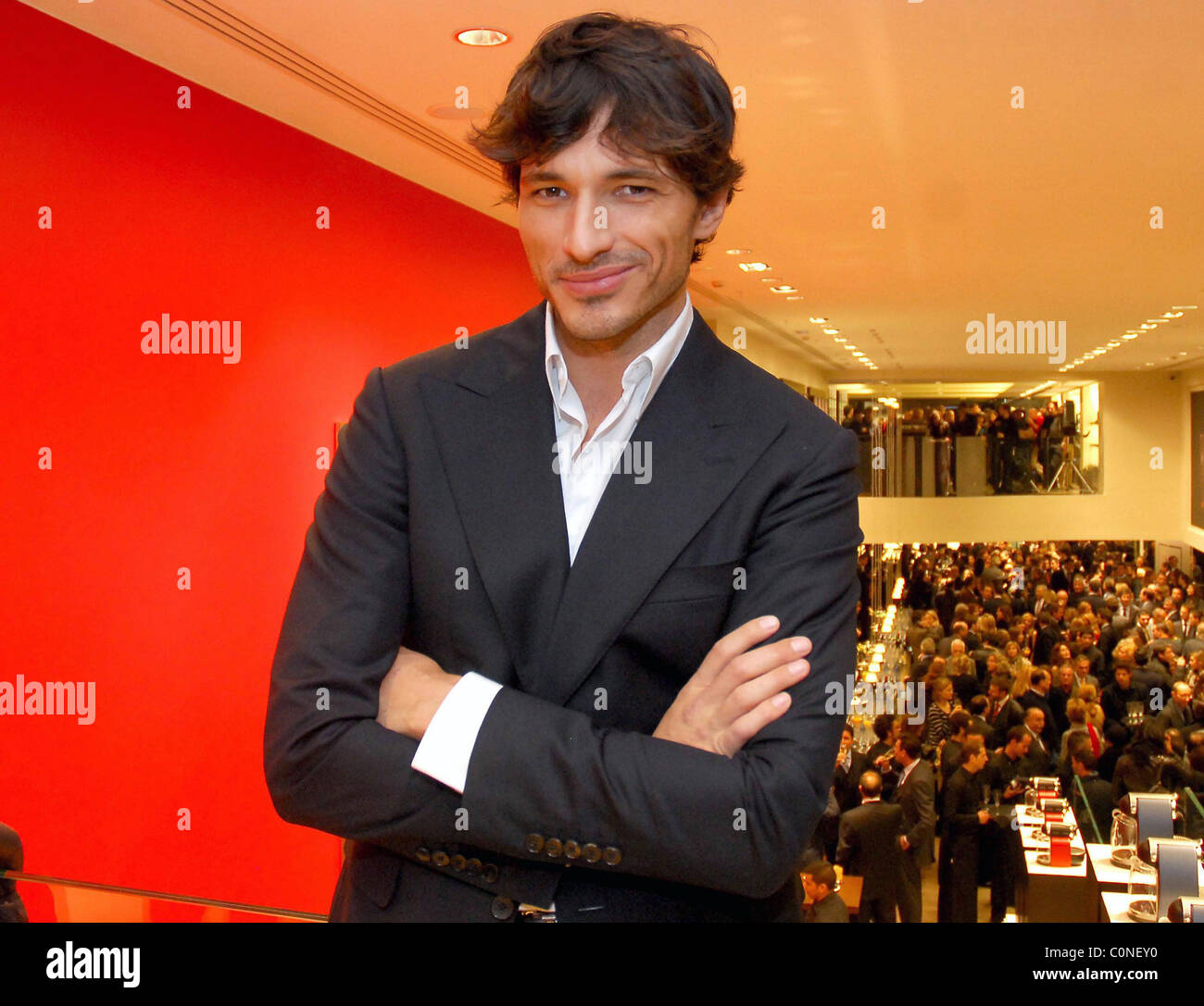 Spanish model Andres Velencoso who was photographed cuddling up to ...