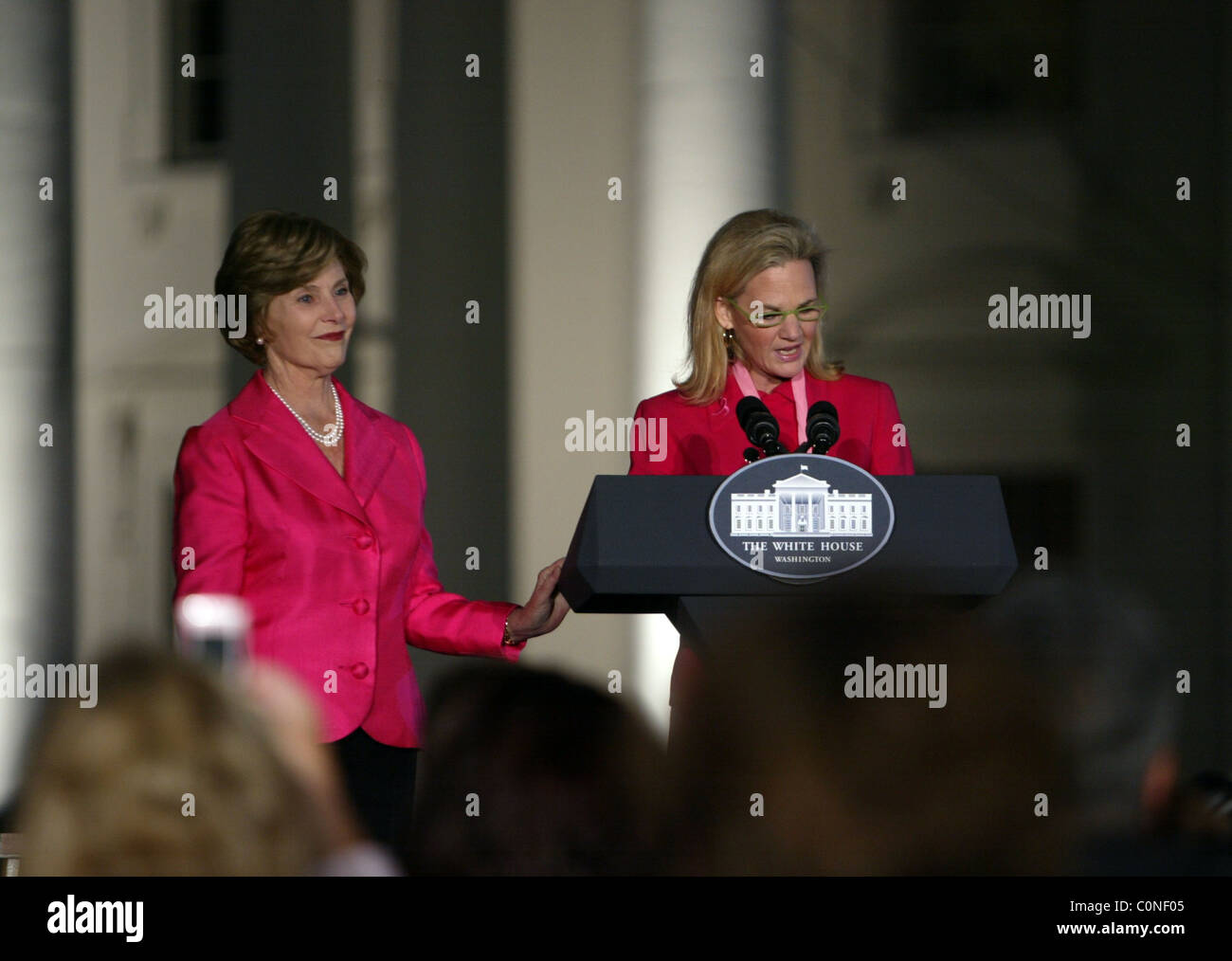 The First Lady, Mrs Laura Bush and Erin Walsh The first lady, Laura ...