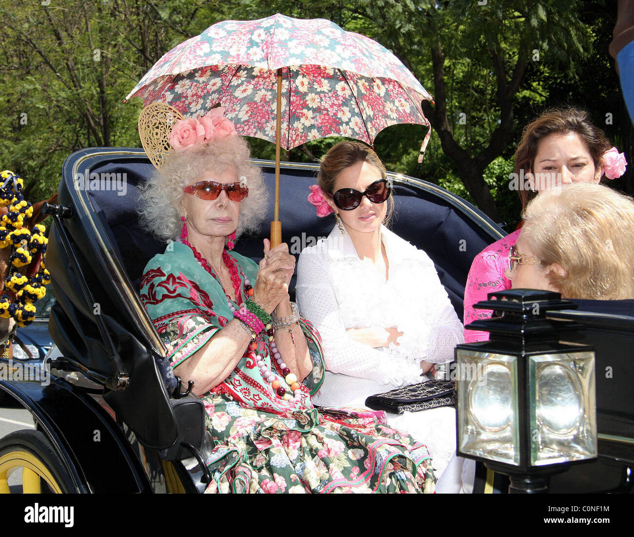 The Duchess of Alba Cayetana Fitz-James Stuart Seville, Spain - 12.04. ...