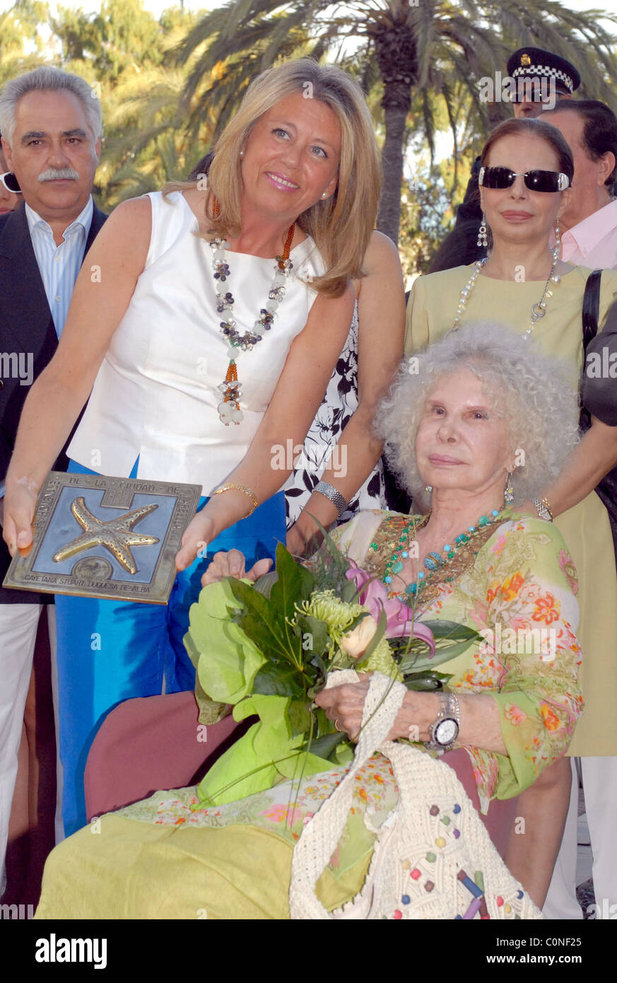 The Duchess of Alba Cayetana Fitz-James Stuart Marbella, Spain - 08.10. ...