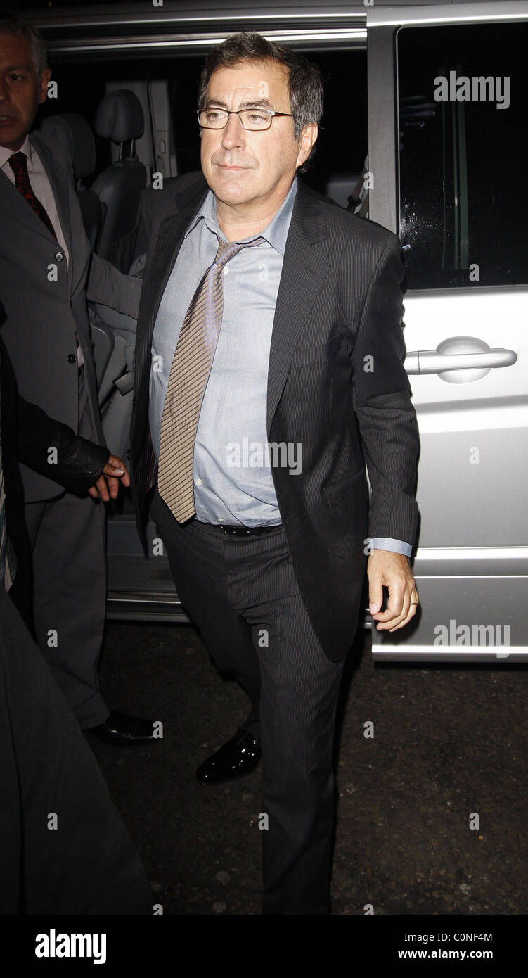 Kenny Ortega leaving Nobu resturant via the back door following the 'High School Musical 3 ...