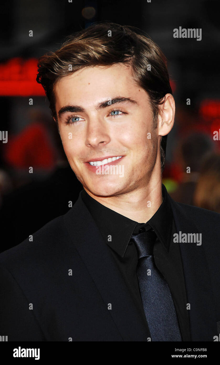 Zac Efron The UK premiere of 'High School Musical 3' held at Empire ...