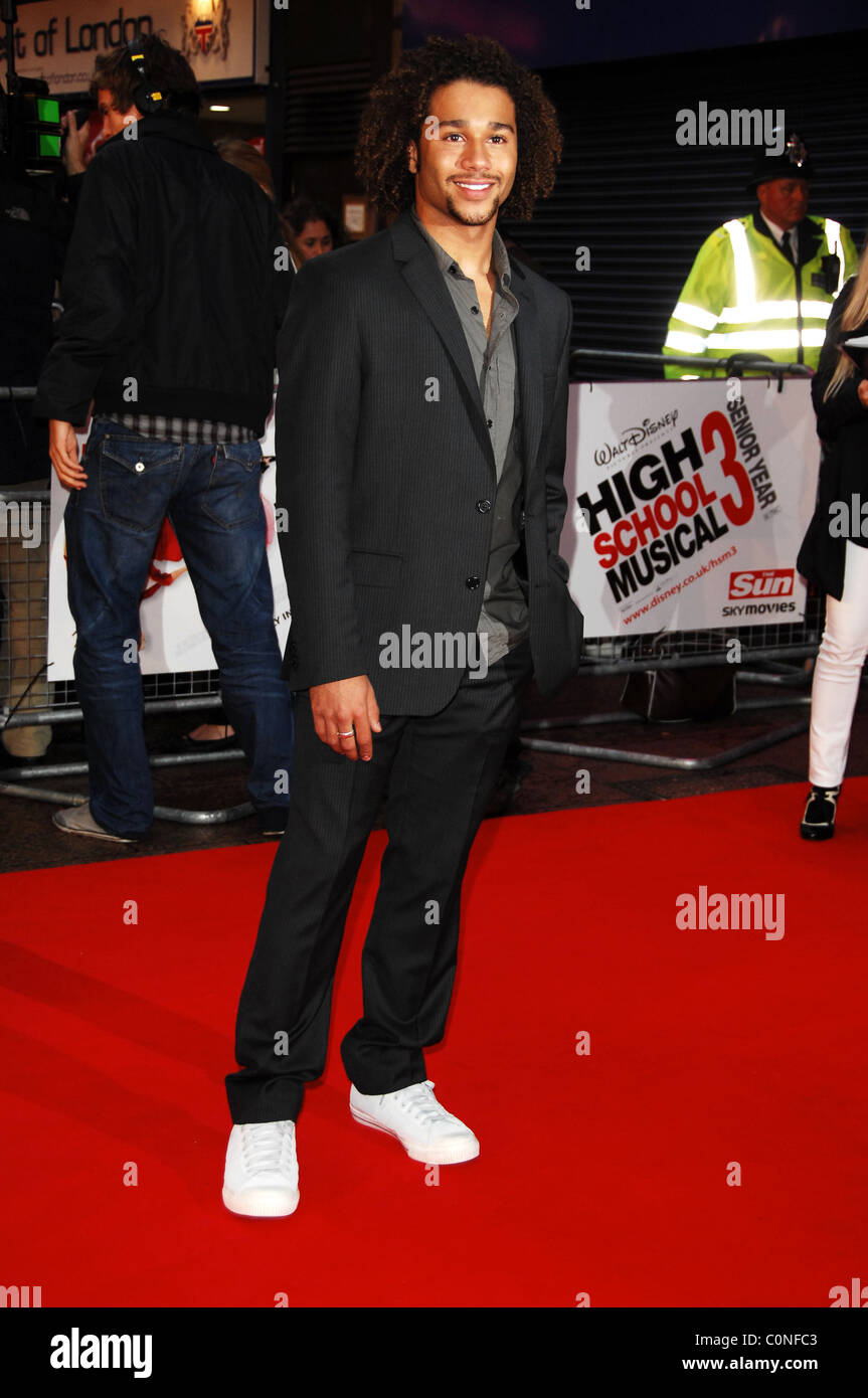 Corbin Bleu The UK premiere of 'High School Musical 3' held at Empire ...