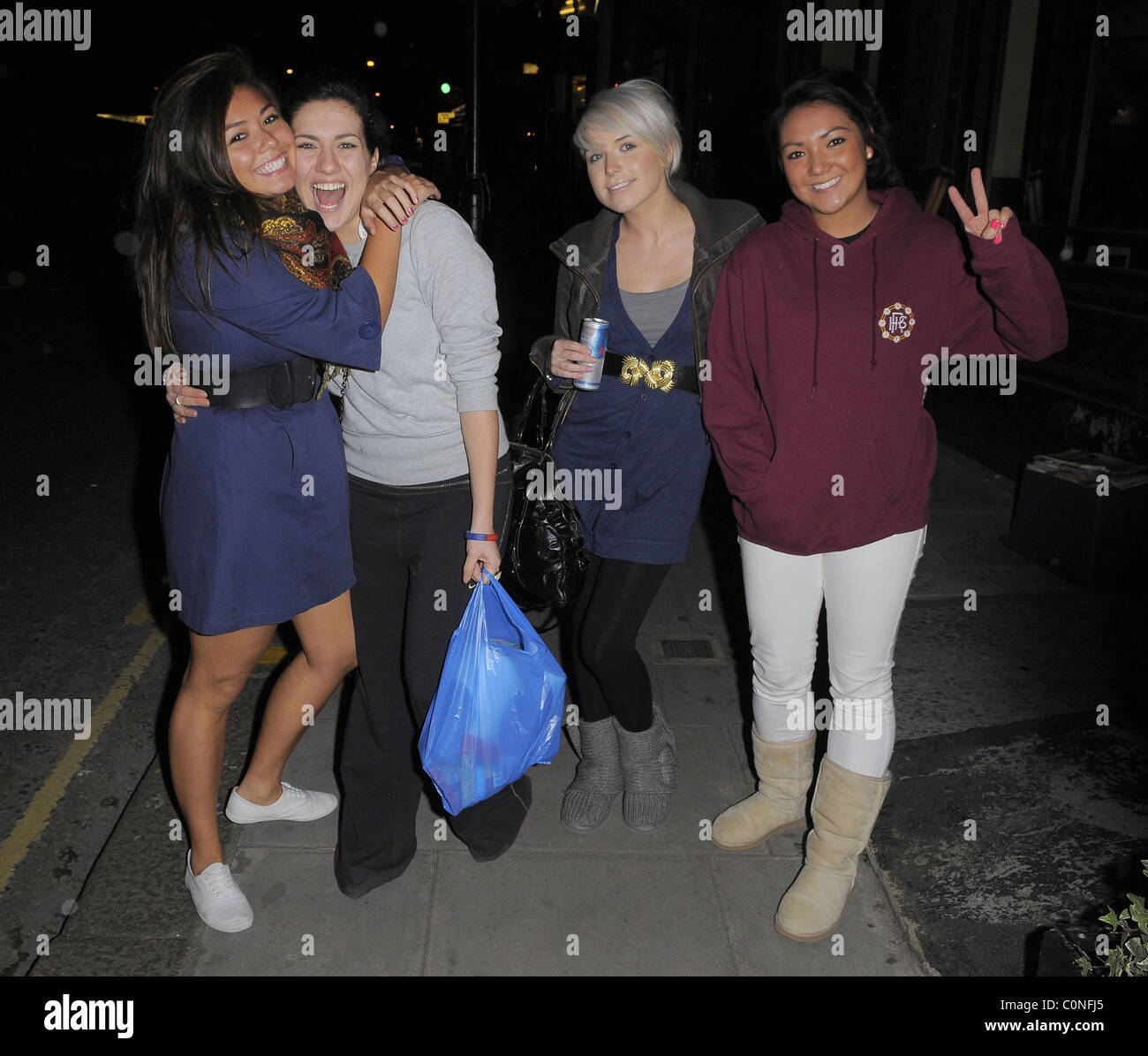 Phoebe Jay Lau from Girlband, Sam Bennett and Emily McNamee from Bad ...