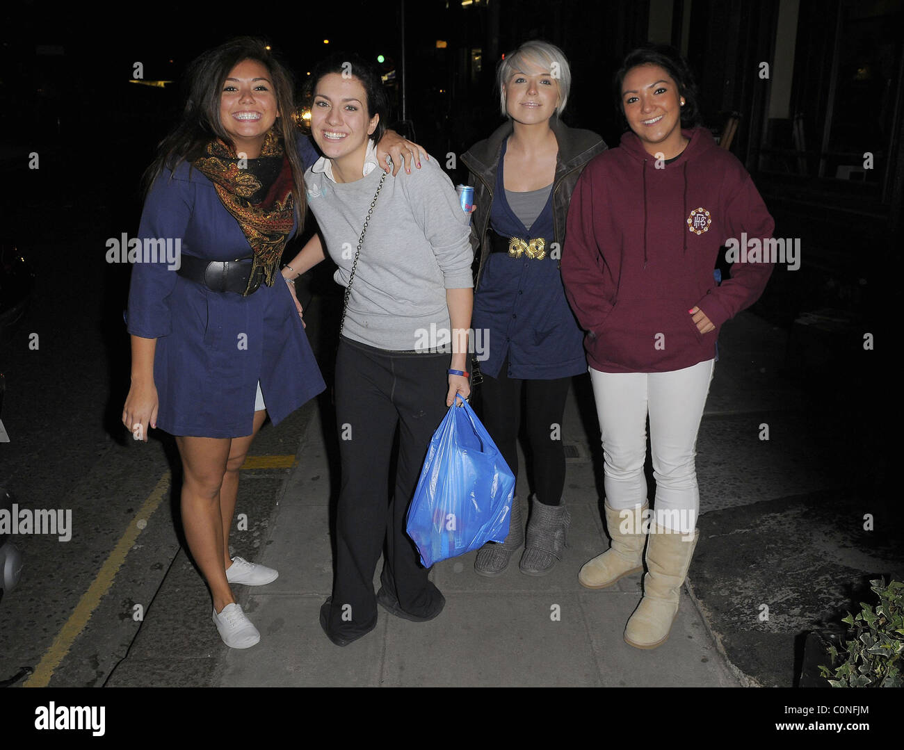 Phoebe Jay Lau from Girlband, Sam Bennett and Emily McNamee from Bad ...