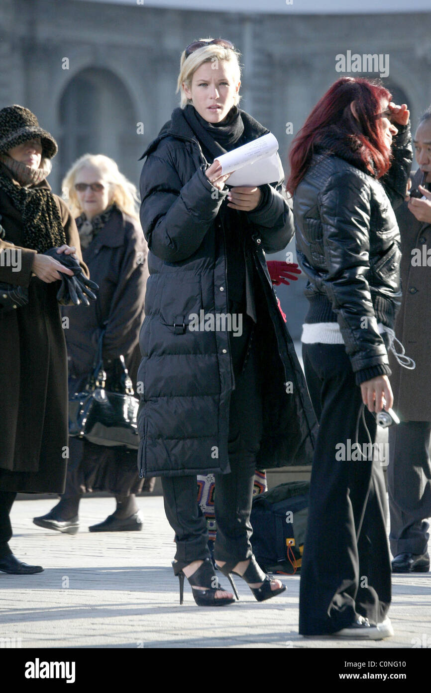 Lorie On the set of CBS's 'The Young and the Restless' filming on ...