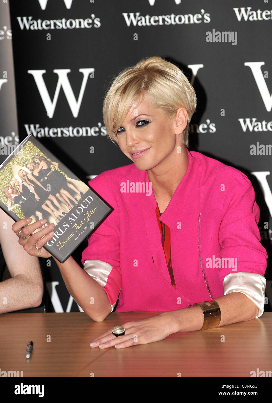 Sarah Harding of Girls Aloud Signing their book 'Dreams that Glitter ...