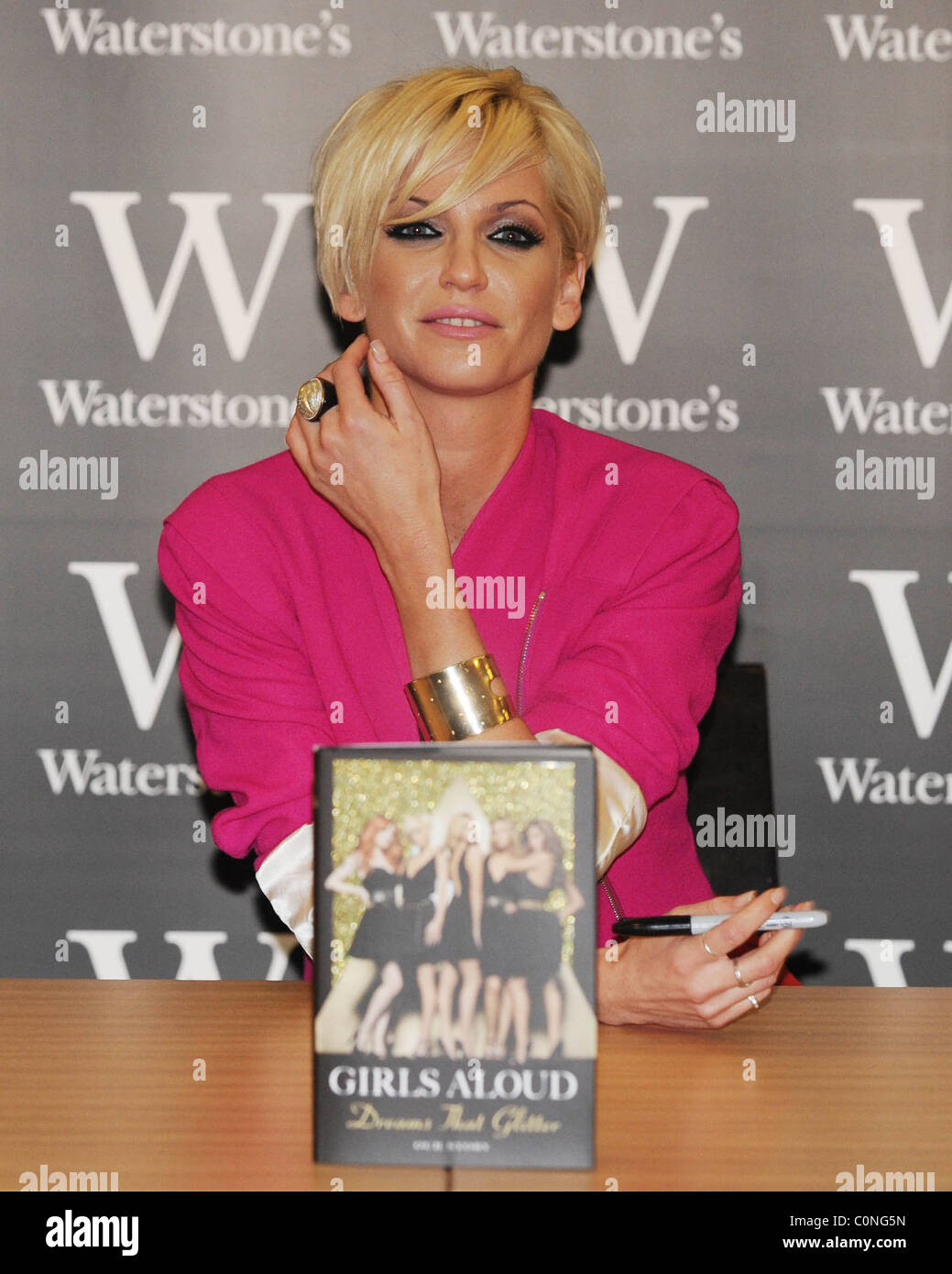 Sarah Harding of Girls Aloud Signing their book 'Dreams that Glitter ...