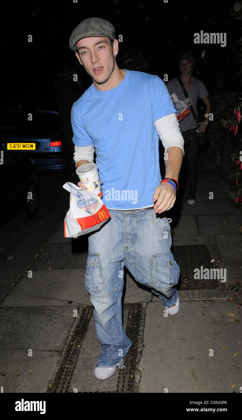 Austin Drage arrives back at The X Factor secret hideaway, having been ...