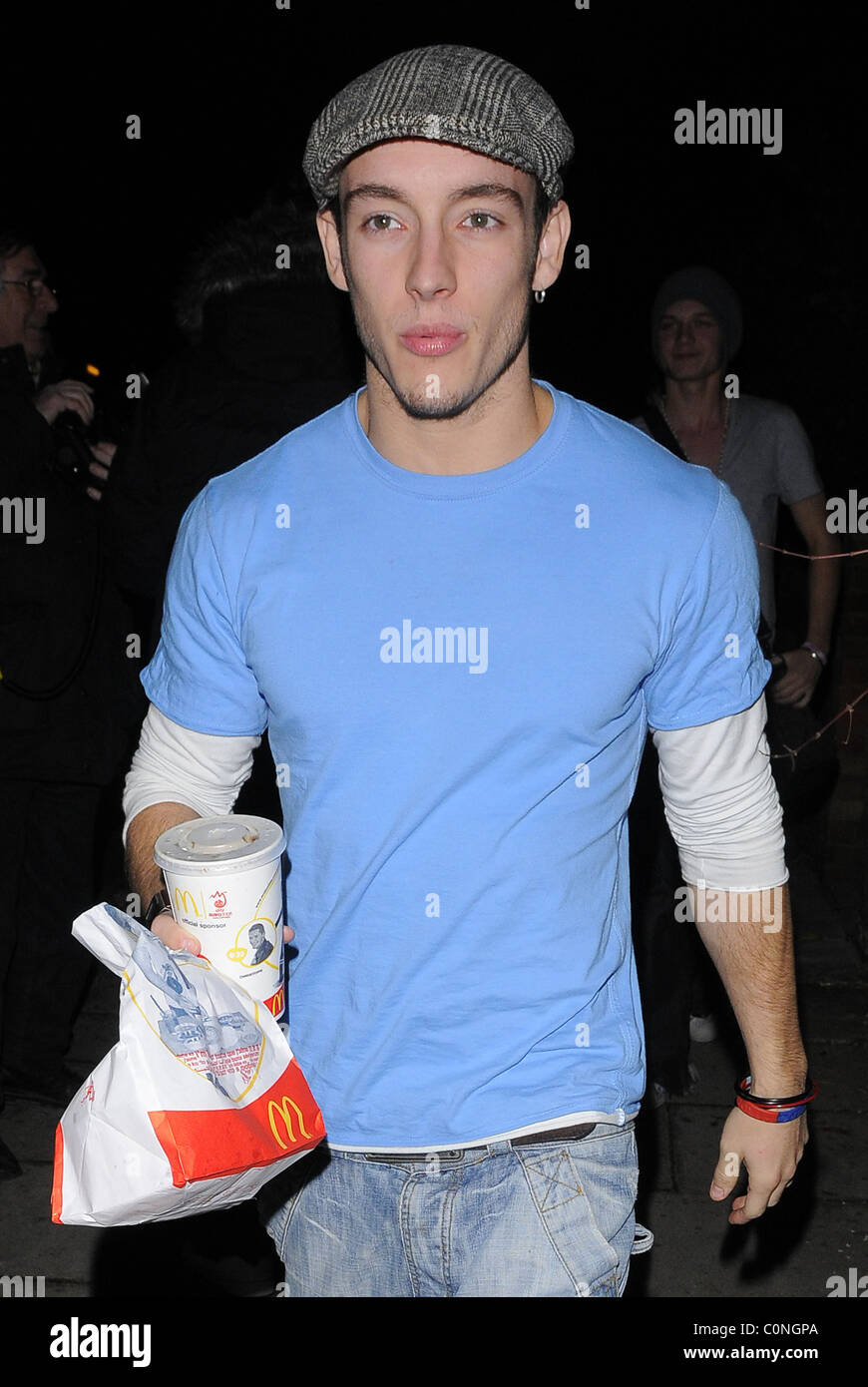 Austin Drage arrives back at The X Factor secret hideaway, having been ...