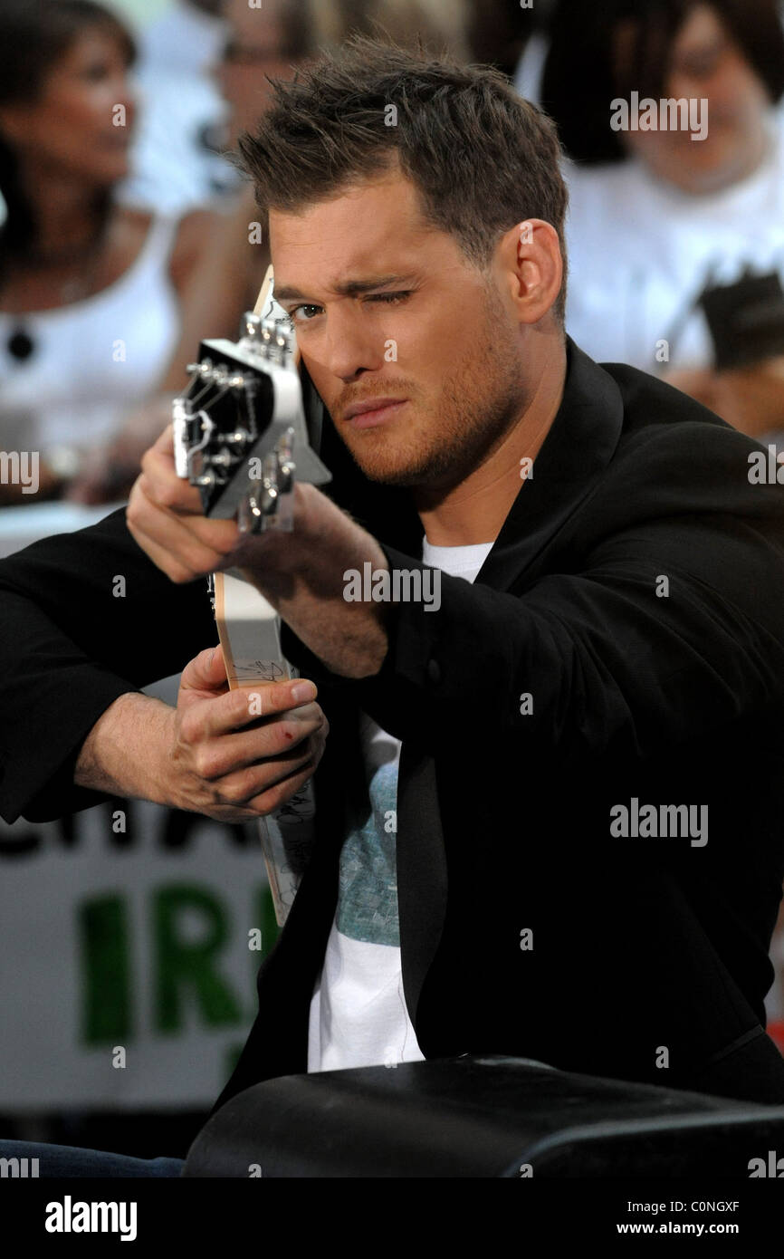 Michael Buble performs live on "The Today Show's" Concert Series from ...