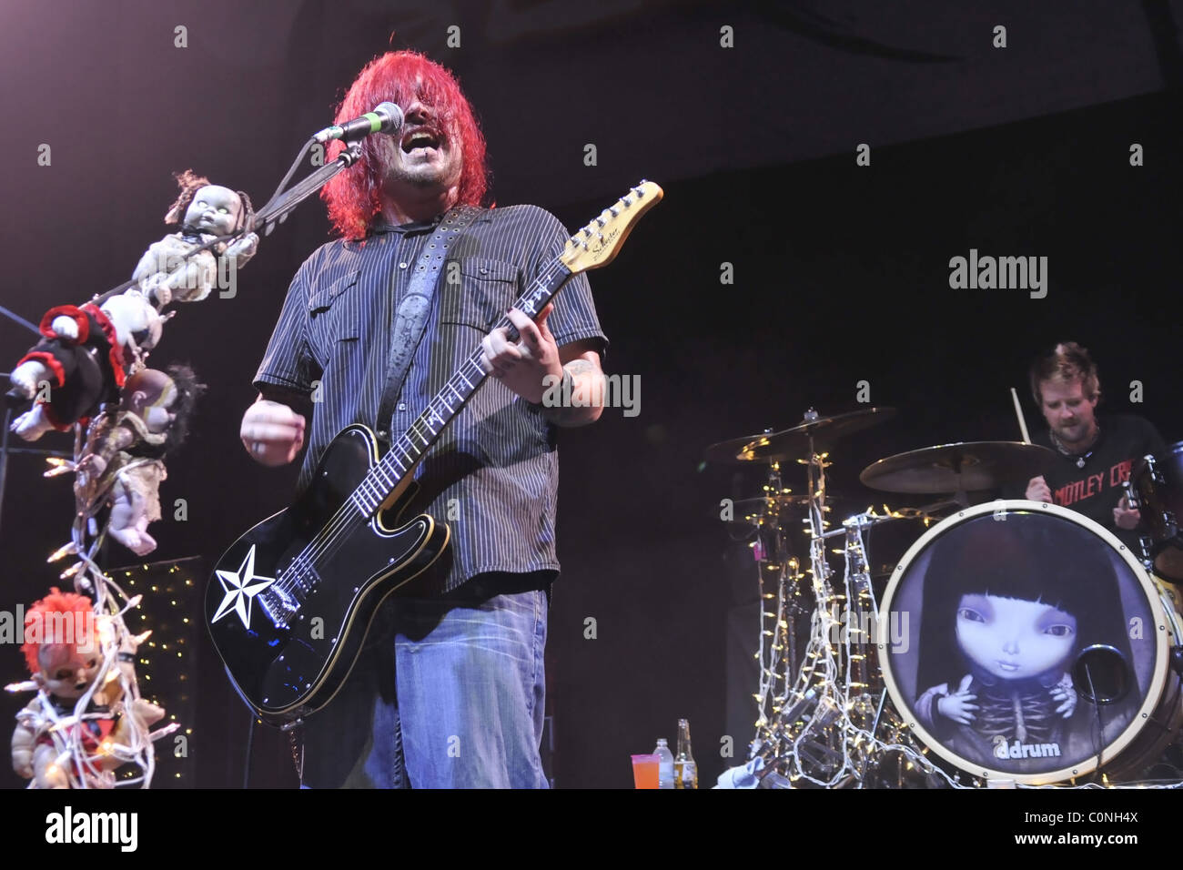 Shaun Morgan of Seether playing live at The Seminole Hard Rock Hotel ...