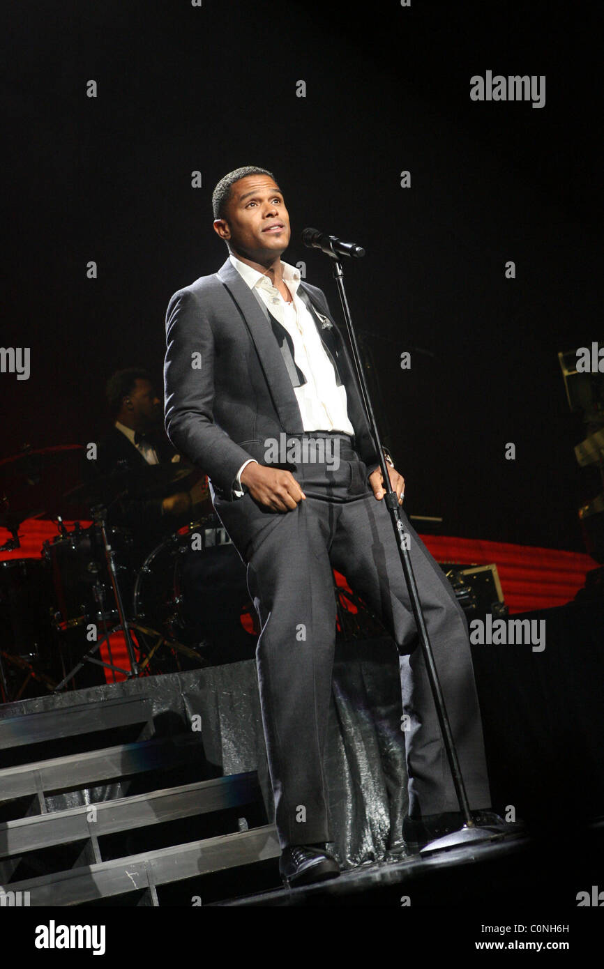 Maxwell performing live at Radio City Music Hall. New York City, USA ...