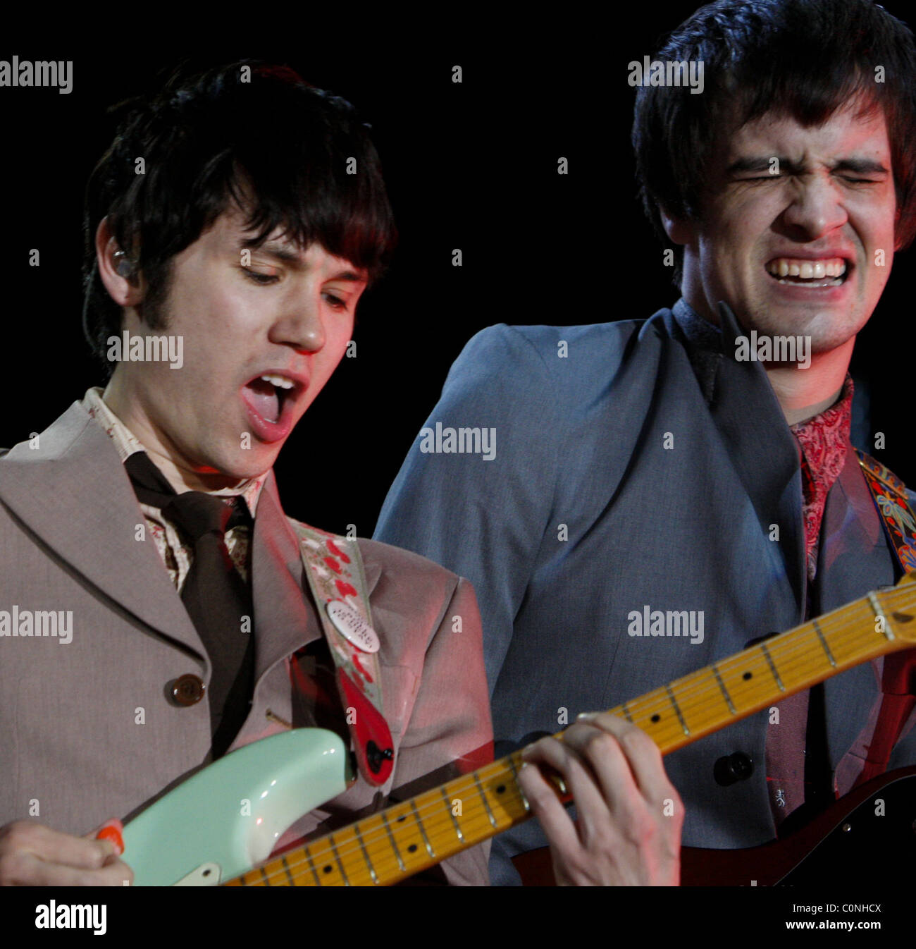 Panic at the Disco performing at Rock Band Live at the Hard Rock Hotel ...