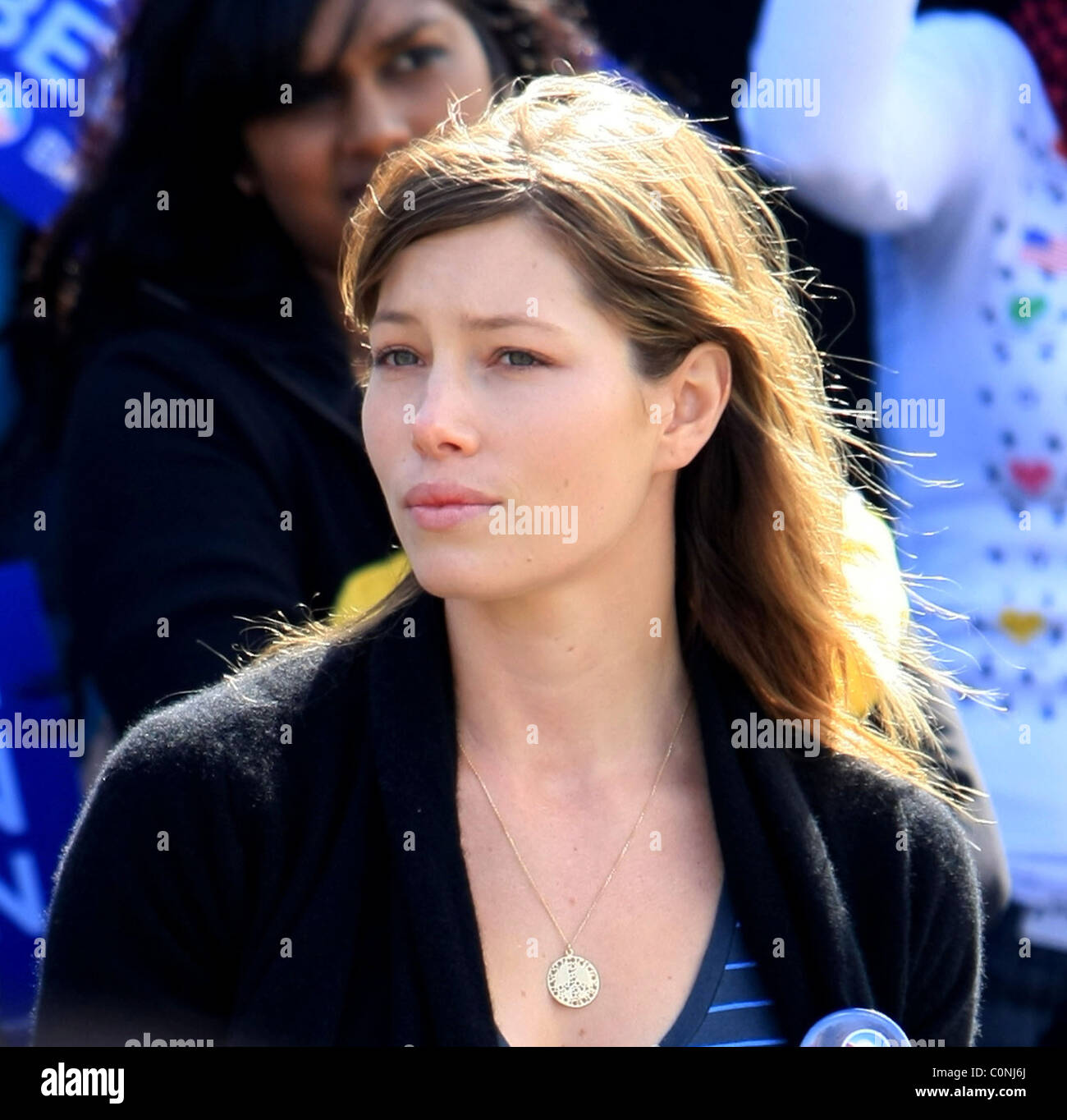 Jessica Biel attends the "Last Chance for Change" Rally and Canvass ...