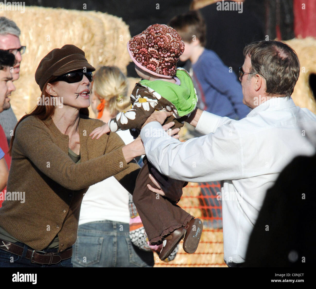 Marcia Cross and Tom Mahoney at Pumpkin Patch in West Hollywood ...