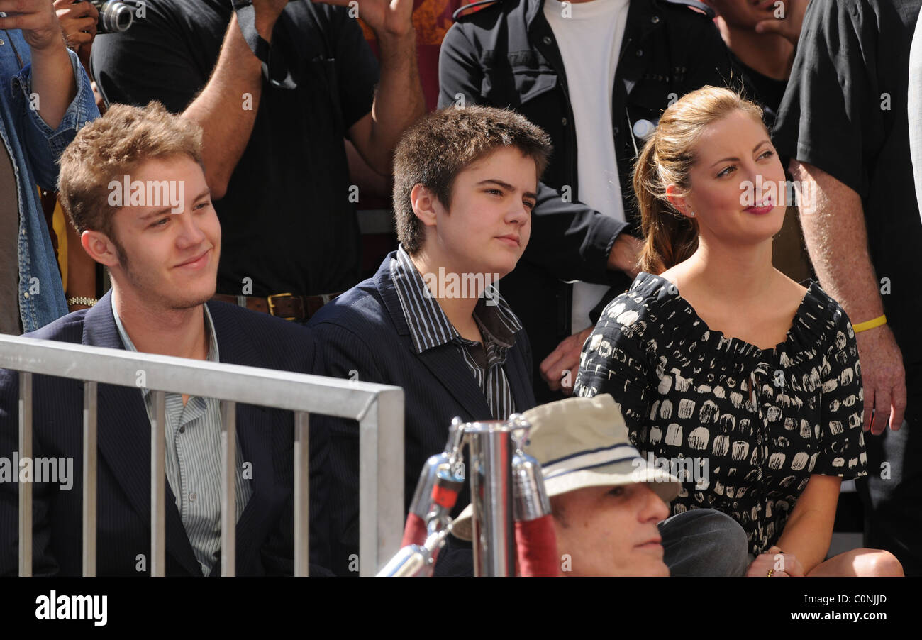 Jack Henry Robbins, Miles Robbins, Eva Amurri Tim Robbins is honoured ...