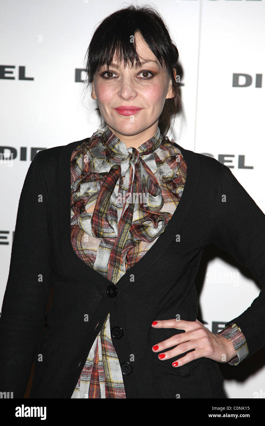 Pearl Lowe Diesel 30th anniversary party held at the O2 arena London ...