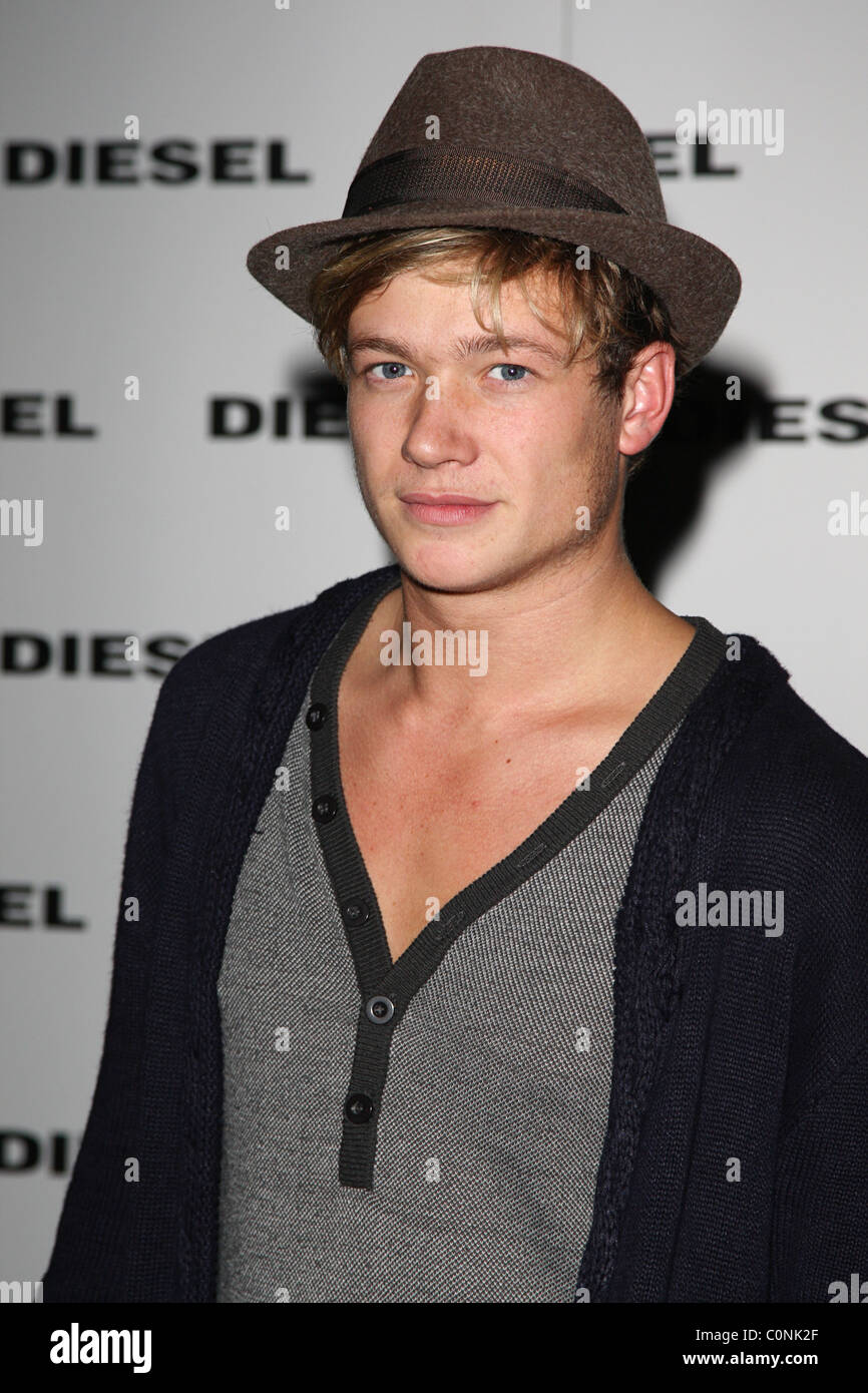 Ed Speleers Diesel 30th anniversary party held at the O2 arena London, England - 11.10.08, Lia ...