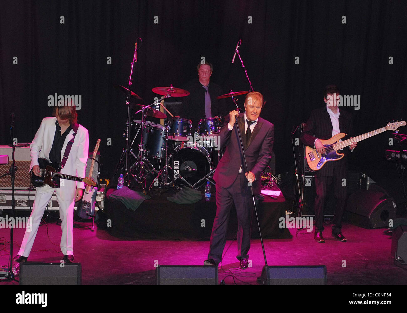 Martin Fry of ABC performing live during the UK Steel city tour at the ...