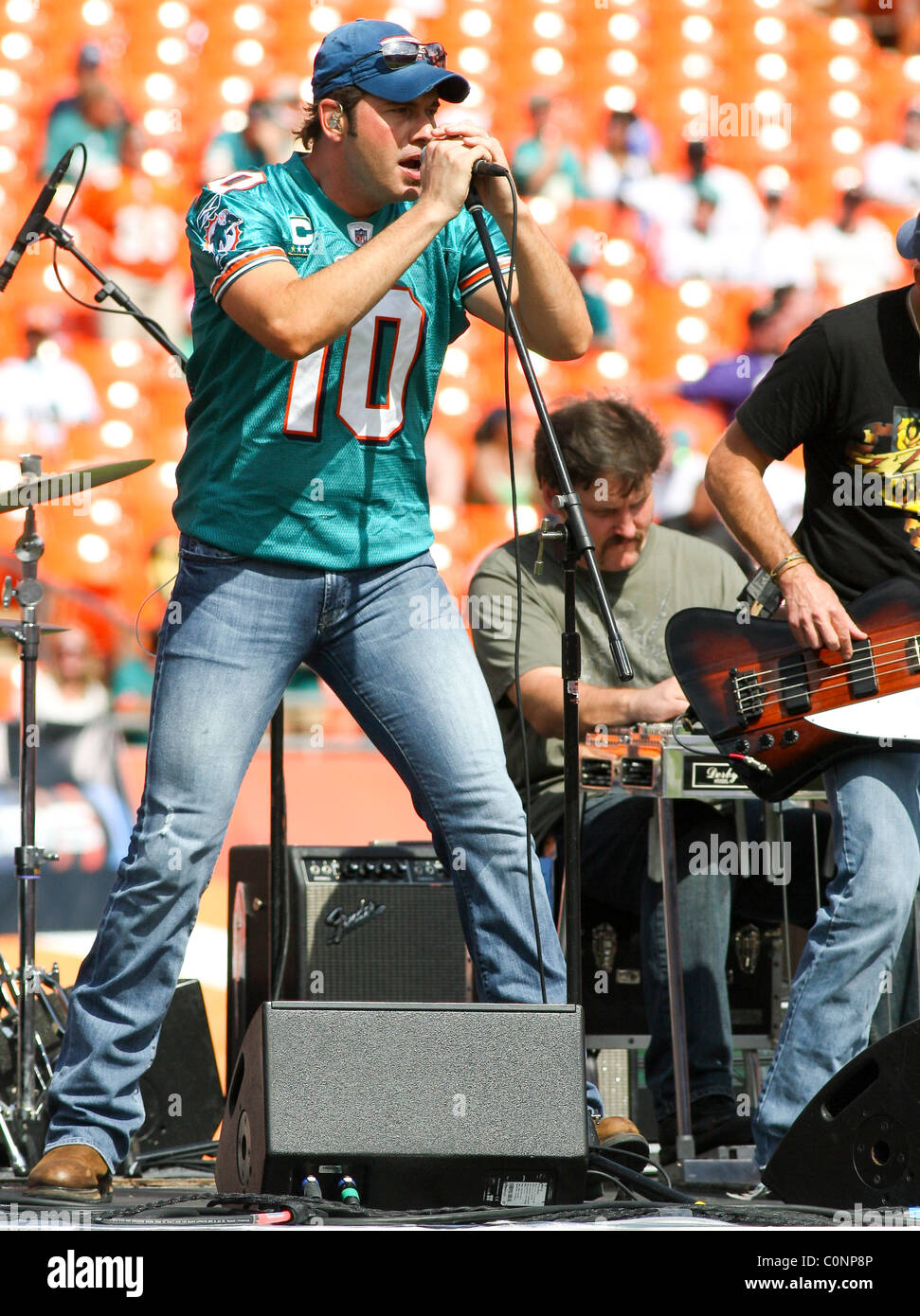 Rodney Atkins performs during half time as the Ravens defeated the ...