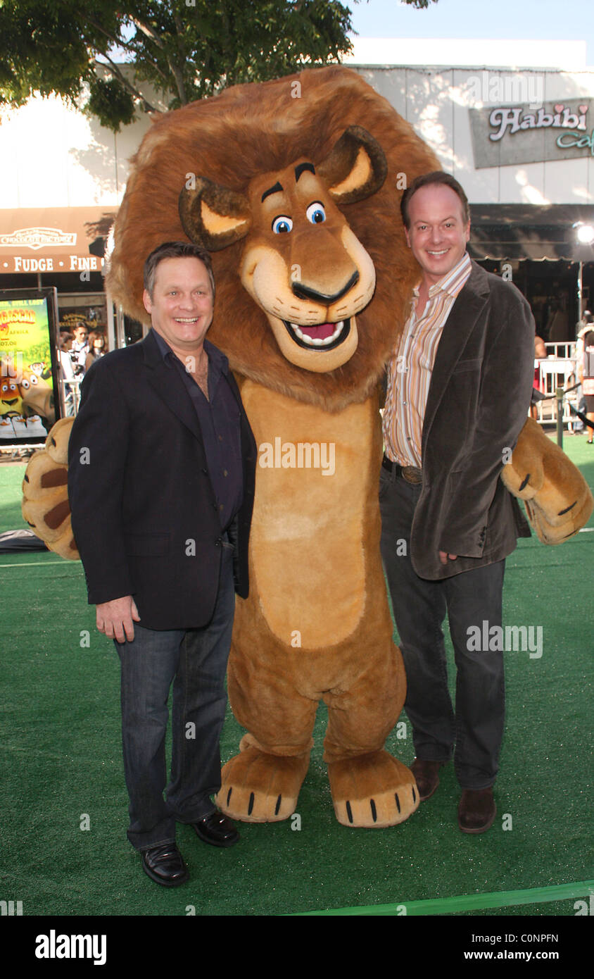 Eric Darnell and Tom McGarth At the Madegascar: Escape 2 Africa ...