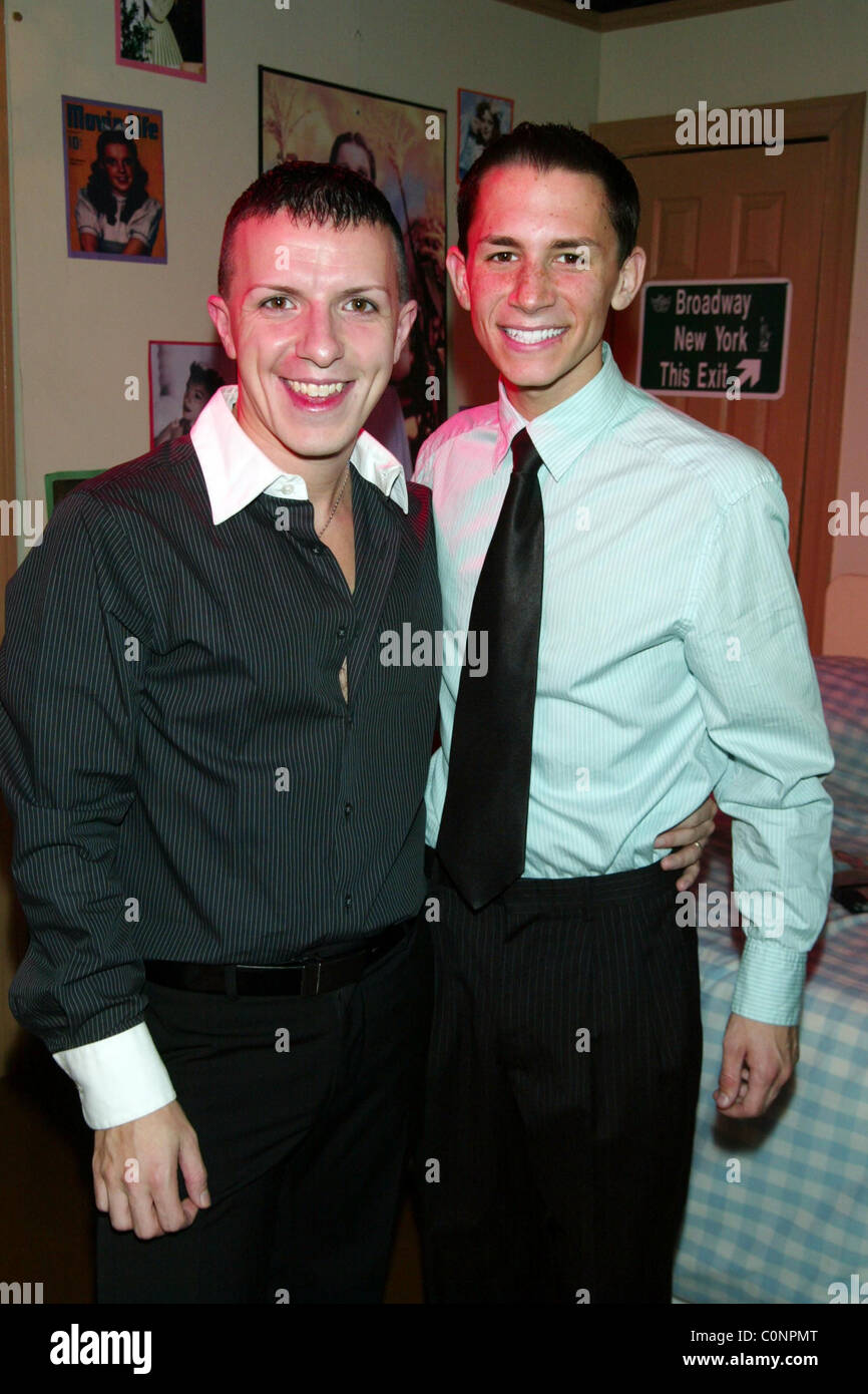 Peter Mac and Christopher Brick The opening Night of 'Judy and Me, a ...