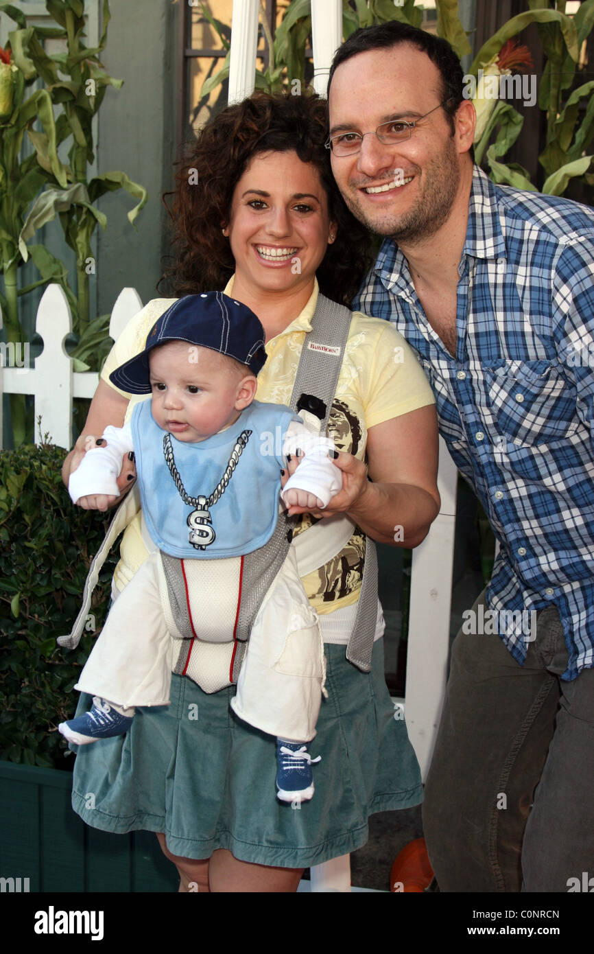 Marissa Jaret Winokur, Husband Judah Miller & their son Zev Camp Ronald ...