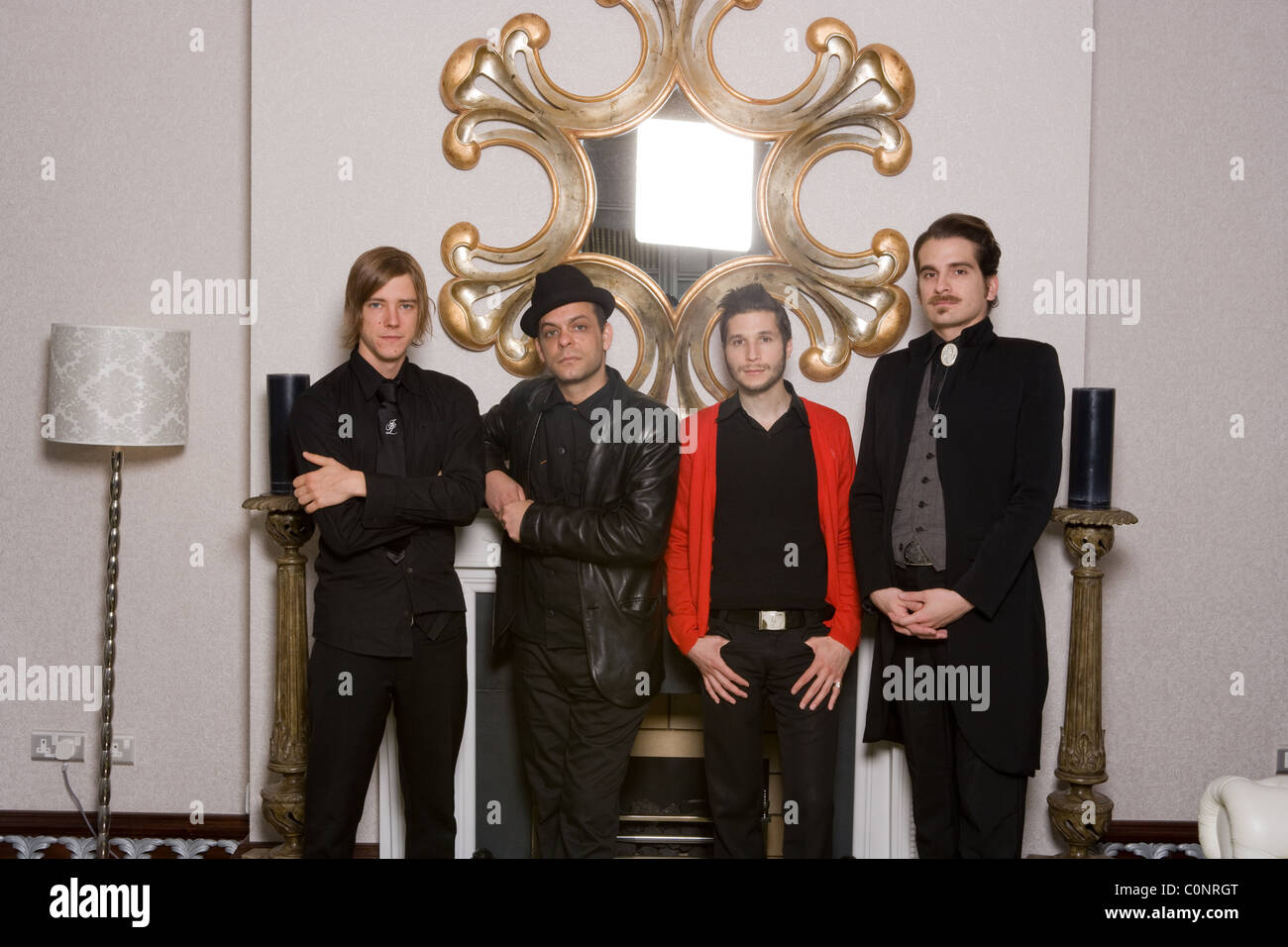 Paul Banks, Sam Fogarino, Daniel Kessler and Carlos Dengler of Interpol ...