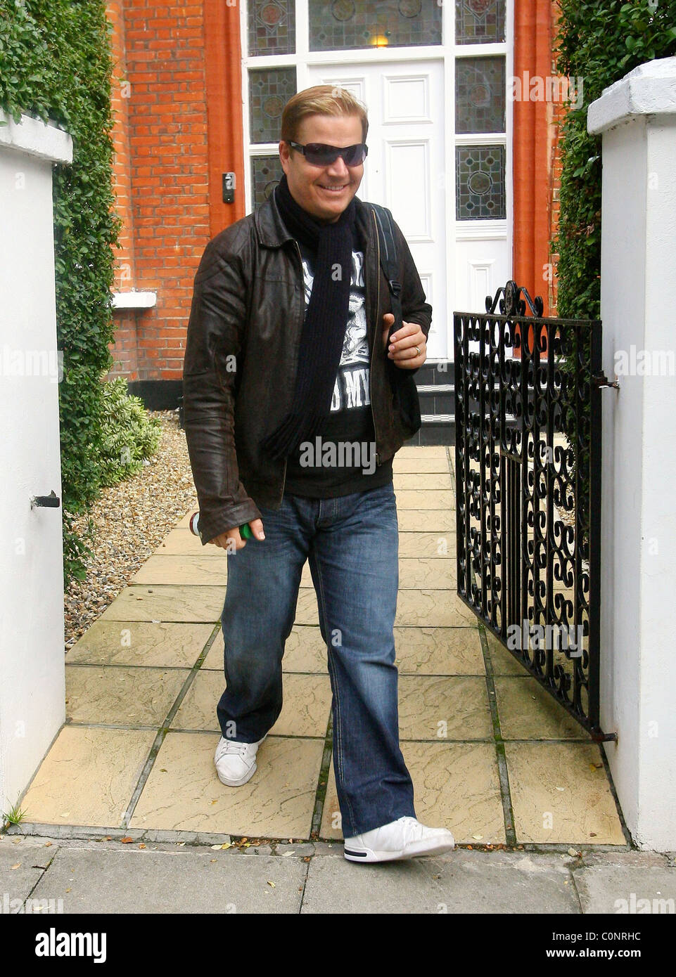 Daniel Evans leaving the 'X Factor' house London, England - 14.10.08 ...