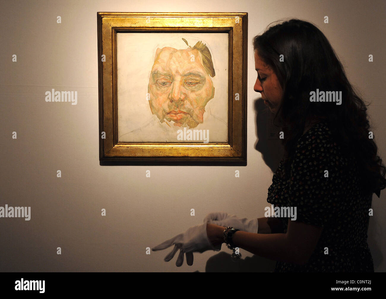 Lucian freuds portrait francis bacon hi-res stock photography and ...