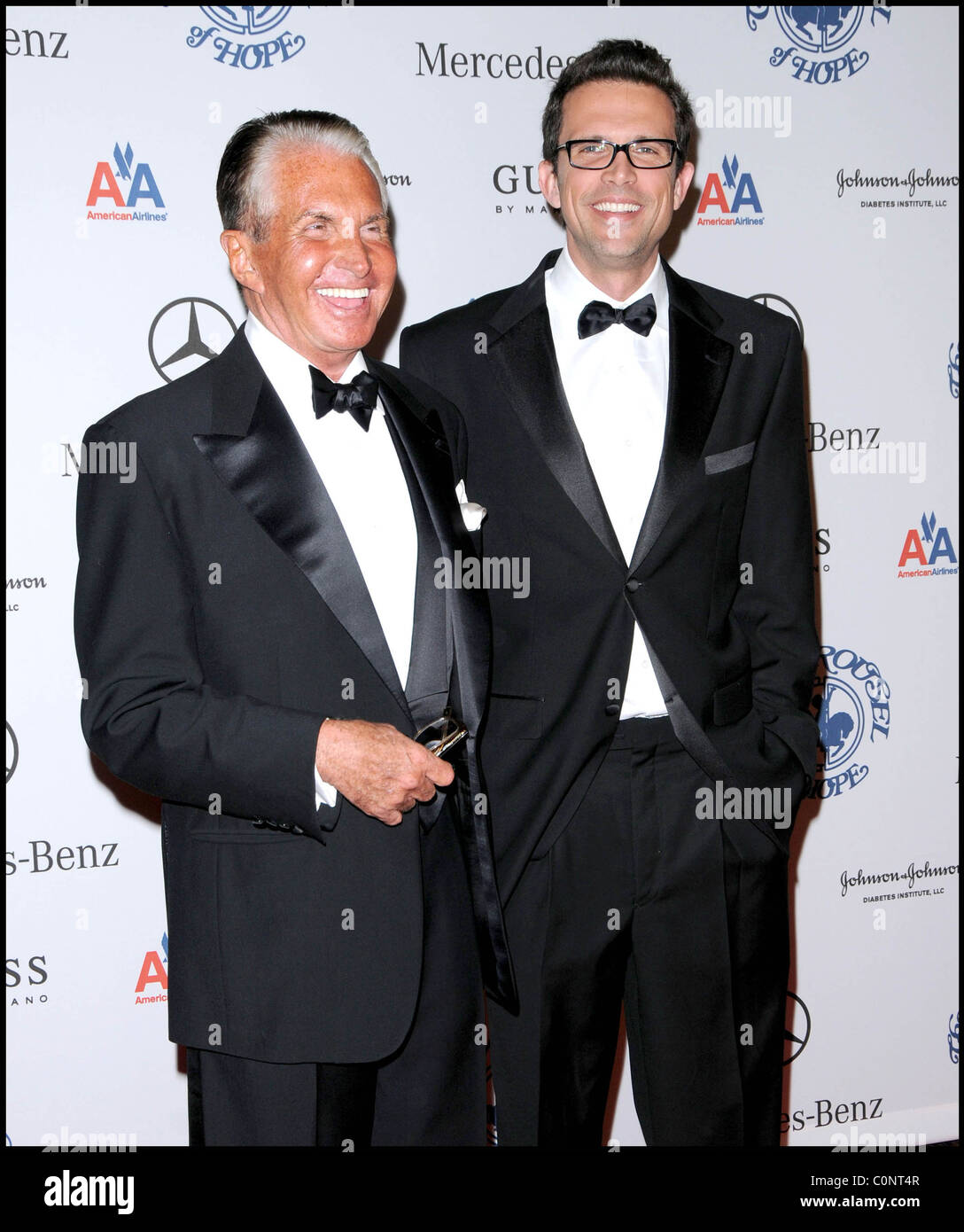 George Hamilton and his son Ashley 30th Anniversary Carousel of Hope ...