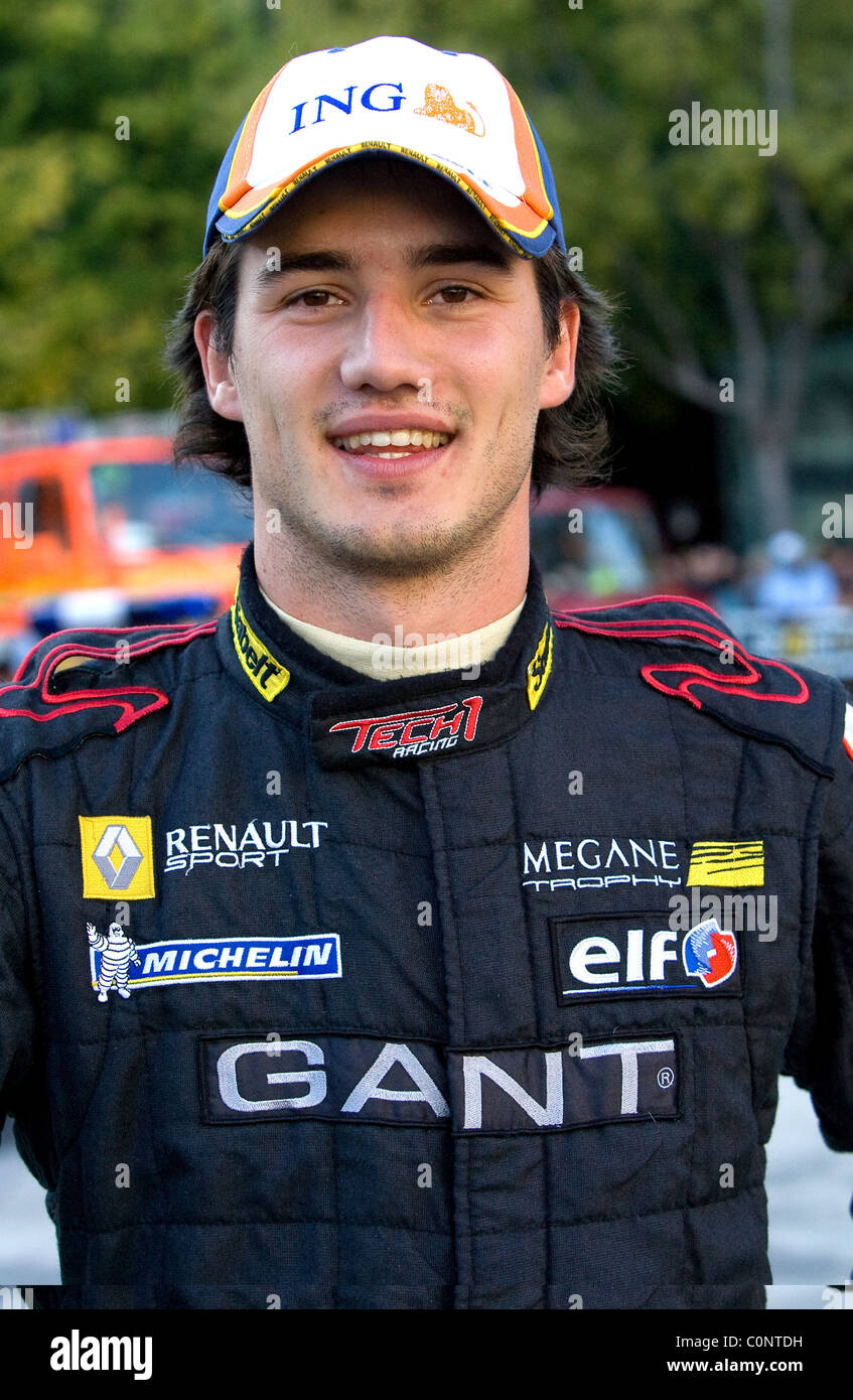 Pedro Petiz during the street car circuit in Avenida da Liberdade as ...
