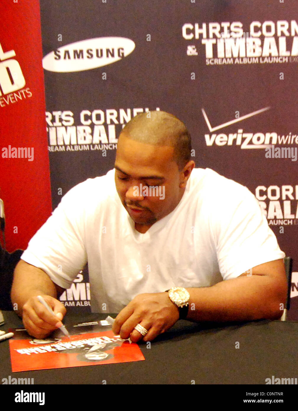 Producer and Rapper Timbaland and Audioslave Soundgarden frontman Chris ...