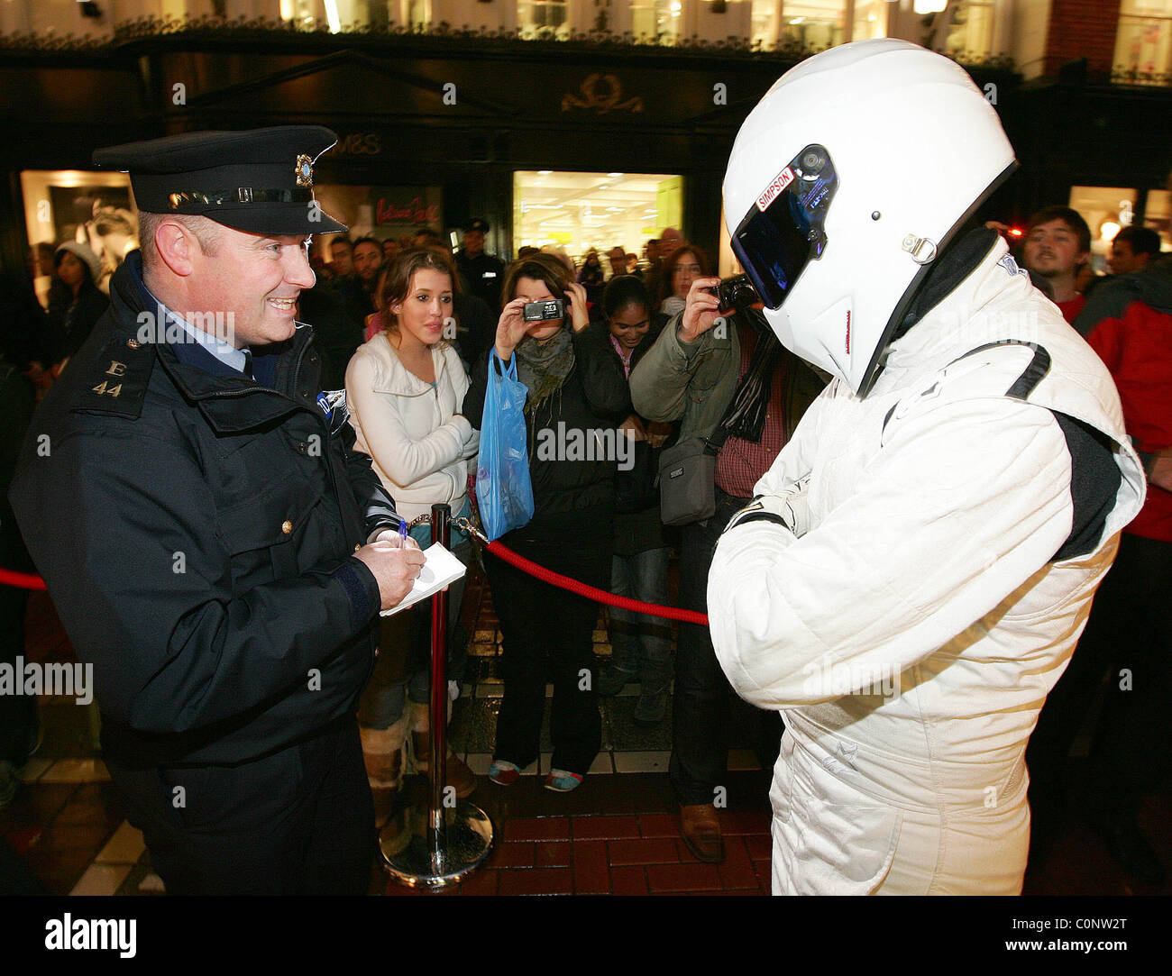 Top Gear mystery driver 'The Stig' makes an in-store appearance at the ...