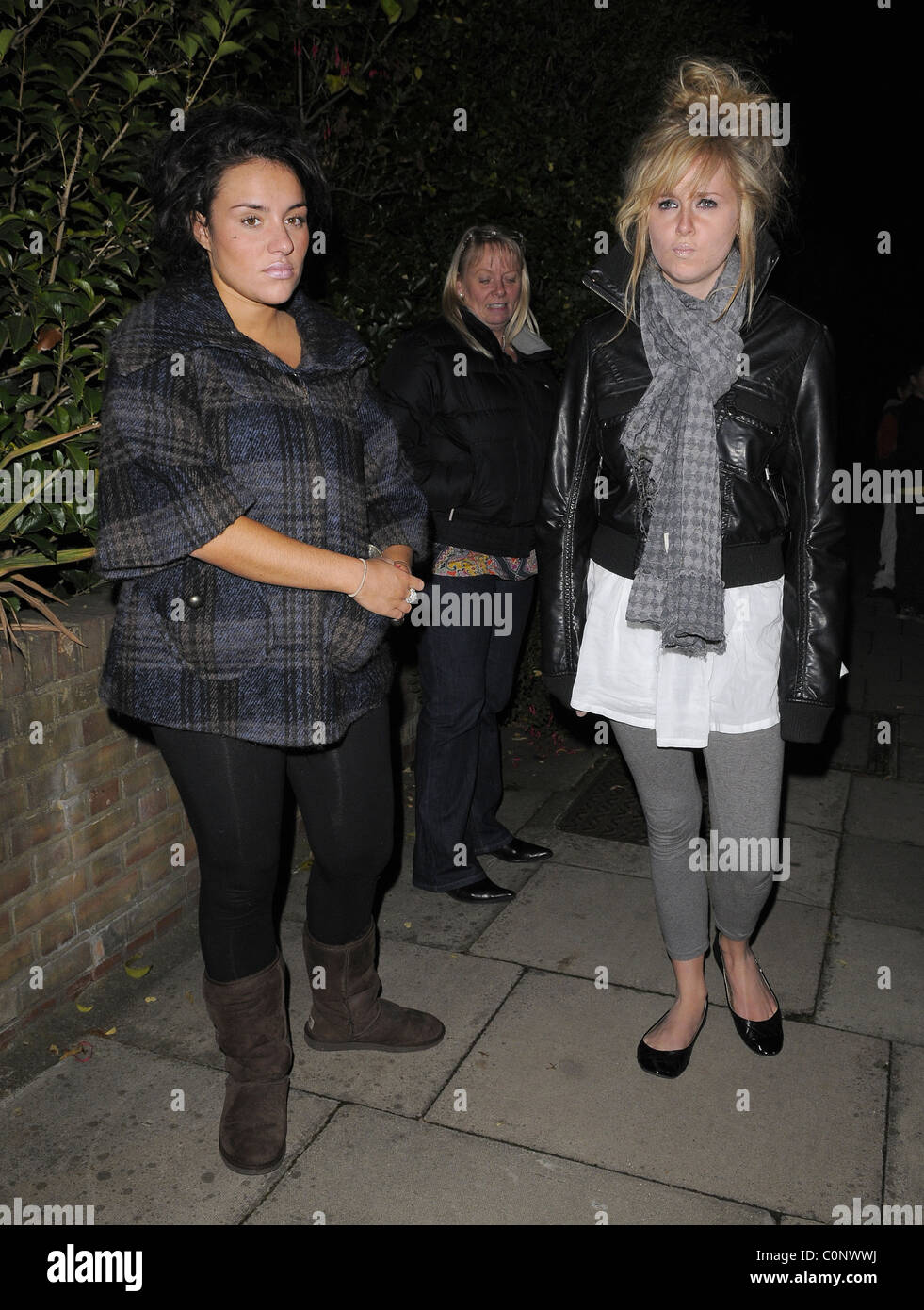 Laura White and Diana Vickers leaving The X Factor secret hideaway, and ...