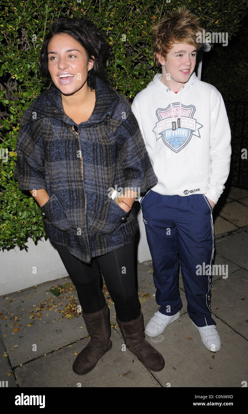 Laura White and Eoghan Quigg leaving The X Factor secret hideaway, and ...