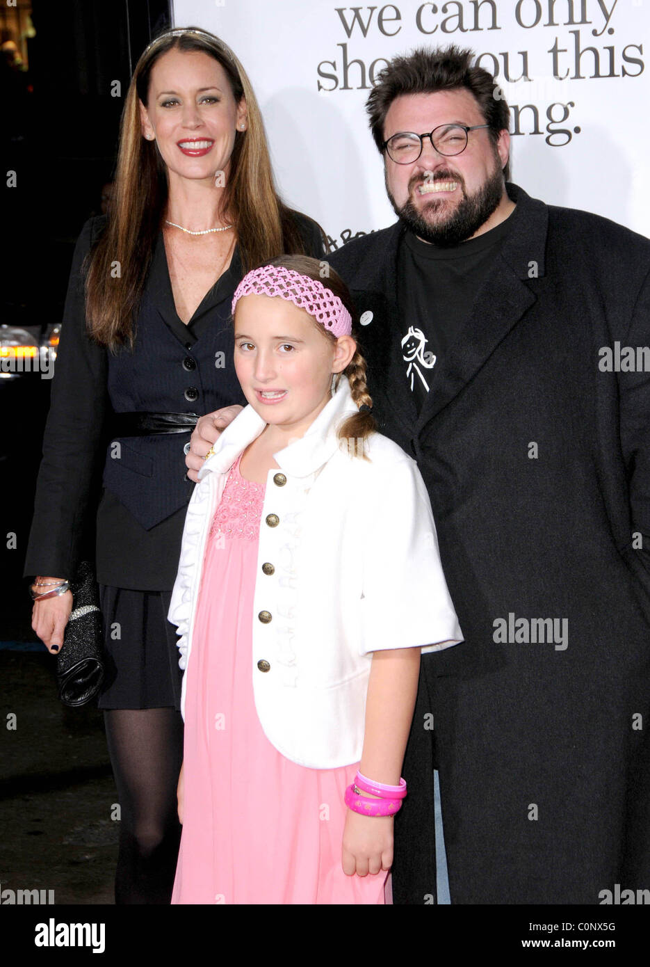 Kevin Smith and Family Los Angeles Premiere of 'Zack and Miri Make A ...