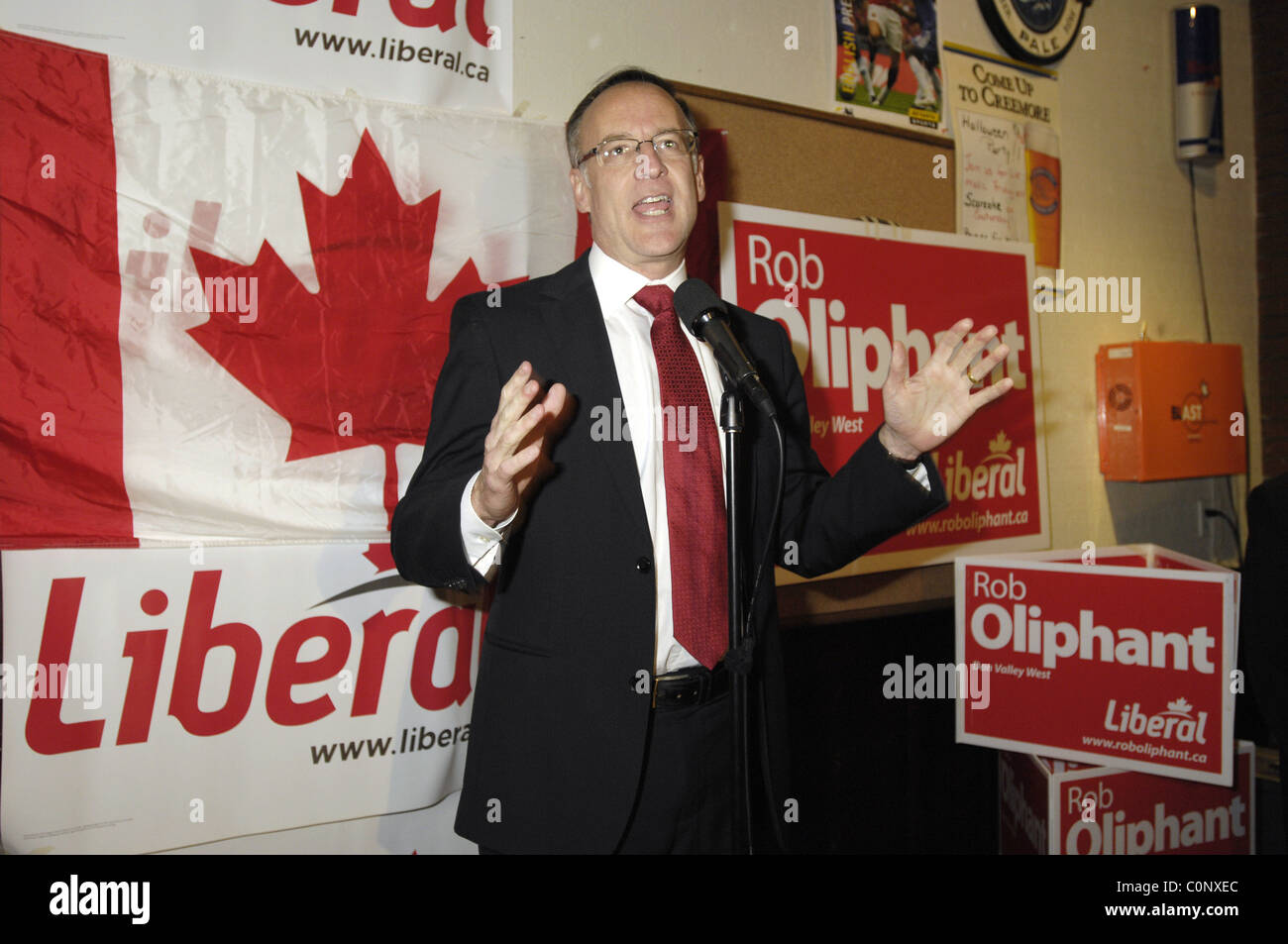 Rob Oliphant, Ontario's Liberal Party MP for Don Valley West, makes his ...